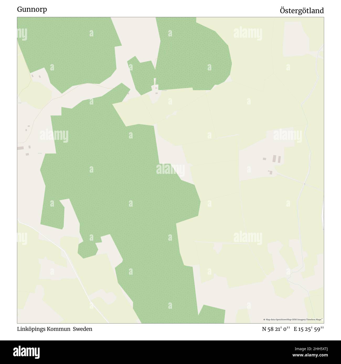 Gunnorp, Linköpings Kommun, Schweden, Östergötland, N 58 21' 0'', E 15 ...