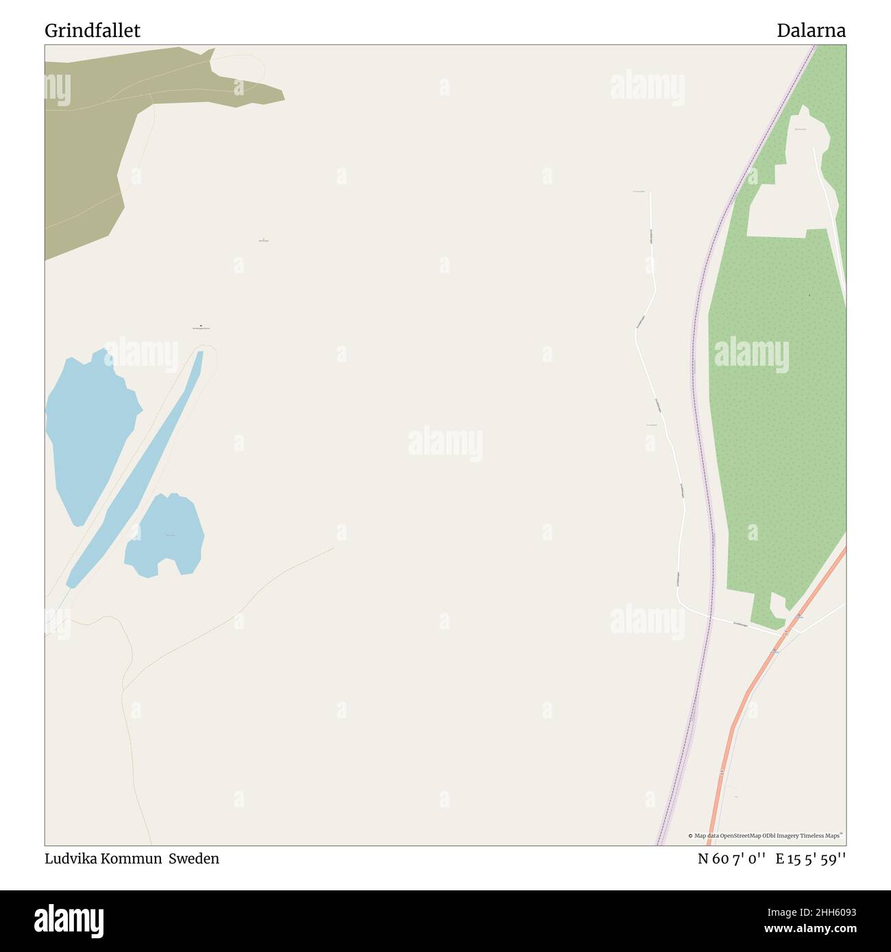 Grindfallet, Ludvika Kommun, Schweden, Dalarna, N 60 7' 0'', E 15 5' 59 ...