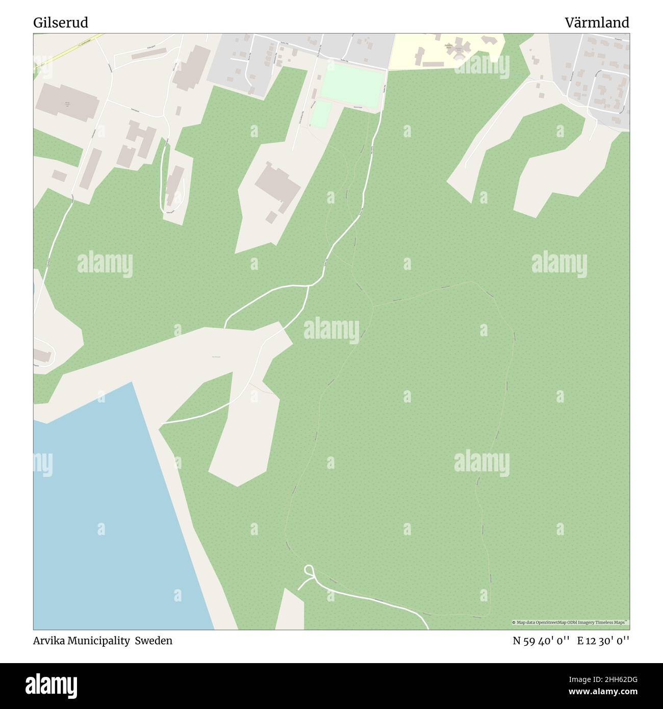 Gilserud, Gemeinde Arvika, Schweden, Värmland, N 59 40' 0'', E 12 30' 0 ...