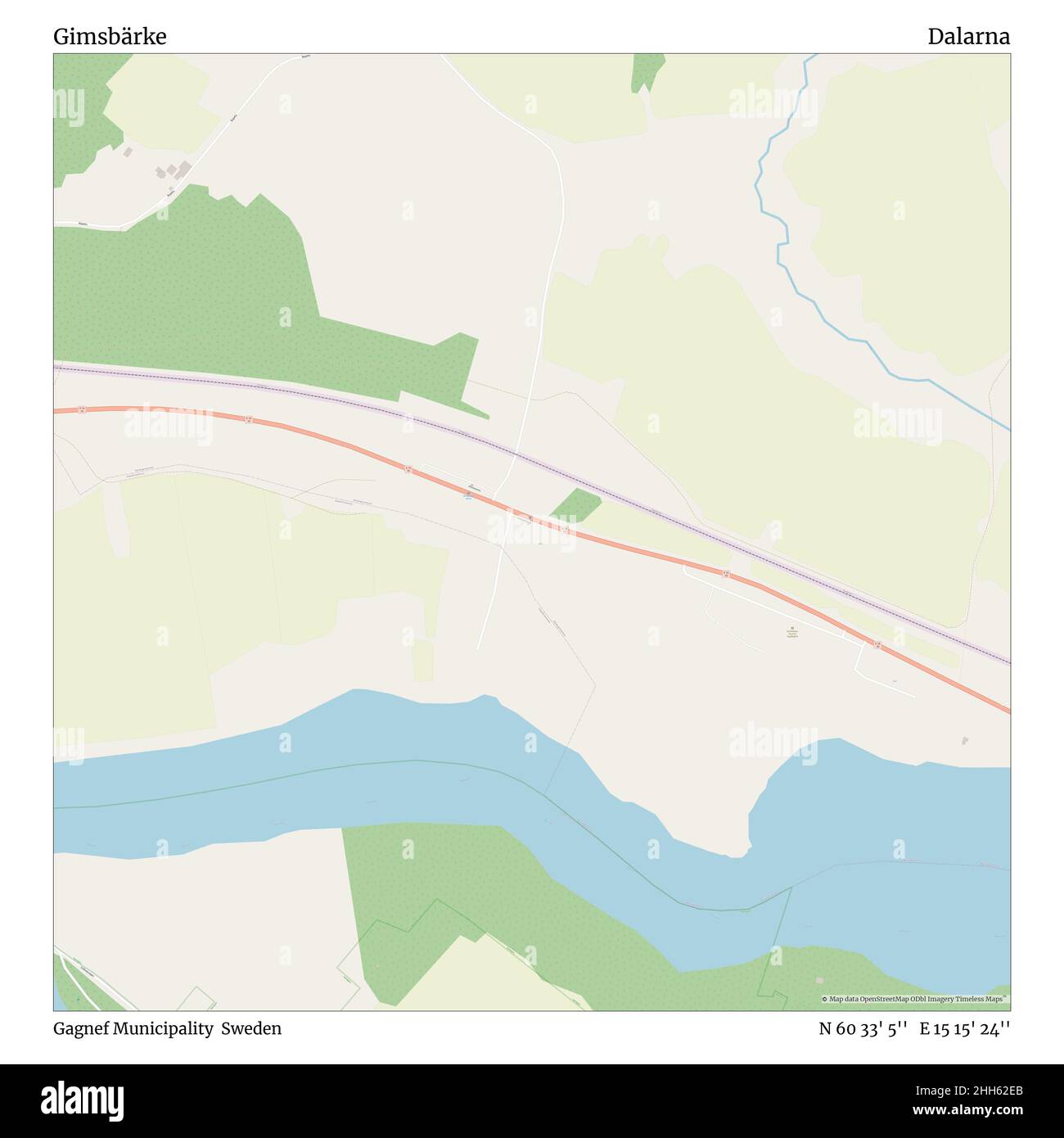 Gimsbärke, Gemeinde Gagnef, Schweden, Dalarna, N 60 33' 5'', E 15 15 ...
