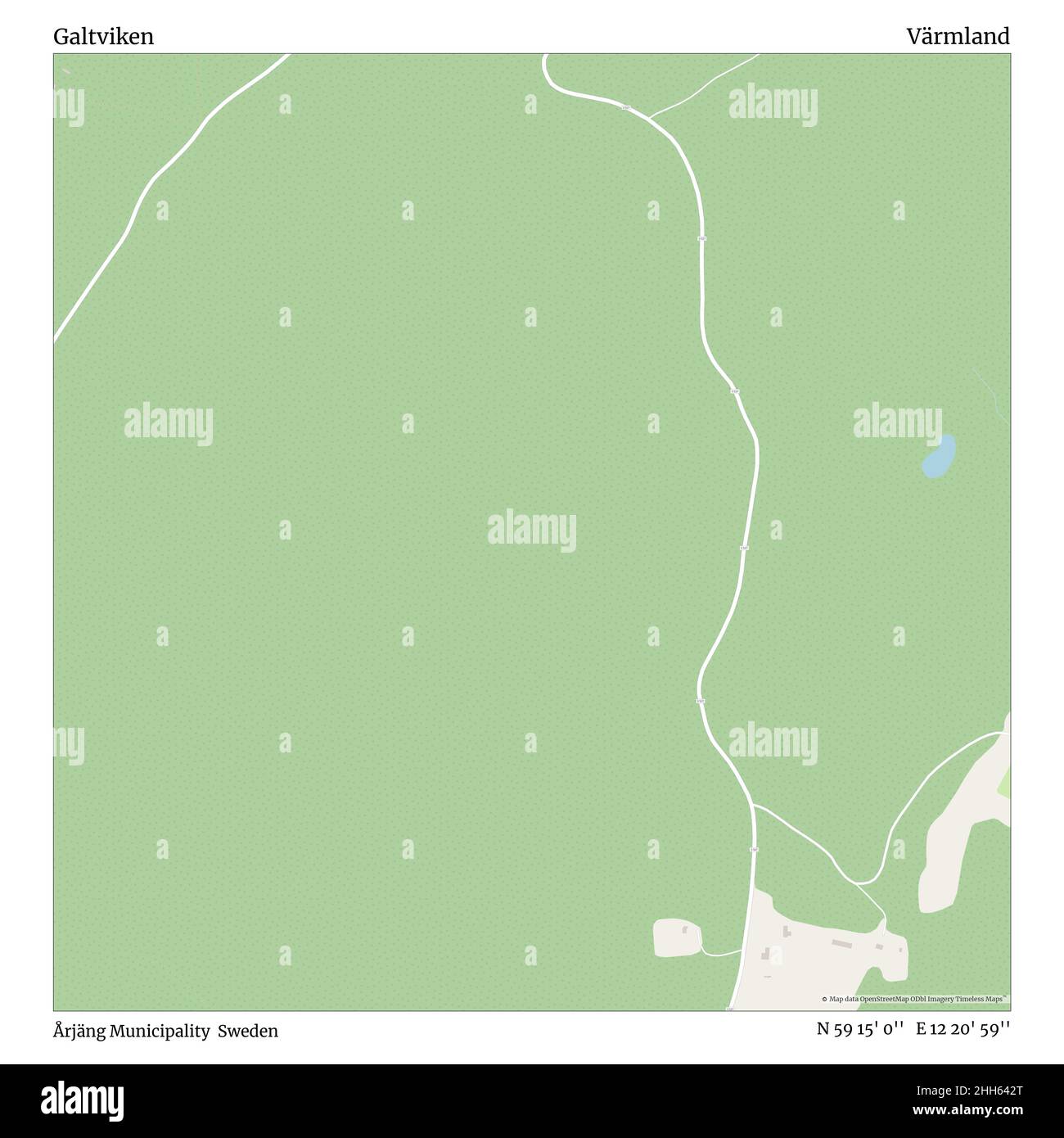 Galtviken, Gemeinde Årjäng, Schweden, Värmland, N 59 15' 0'', E 12 20 ...