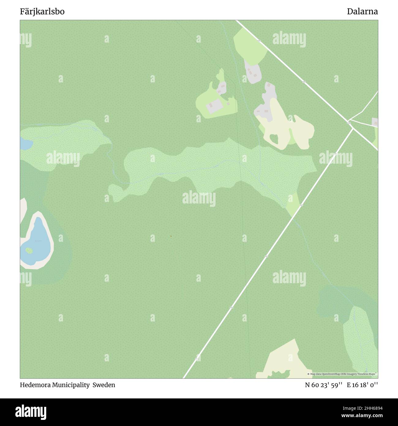 Färjkarlsbo, Gemeinde Hedemora, Schweden, Dalarna, N 60 23' 59'', E 16 ...
