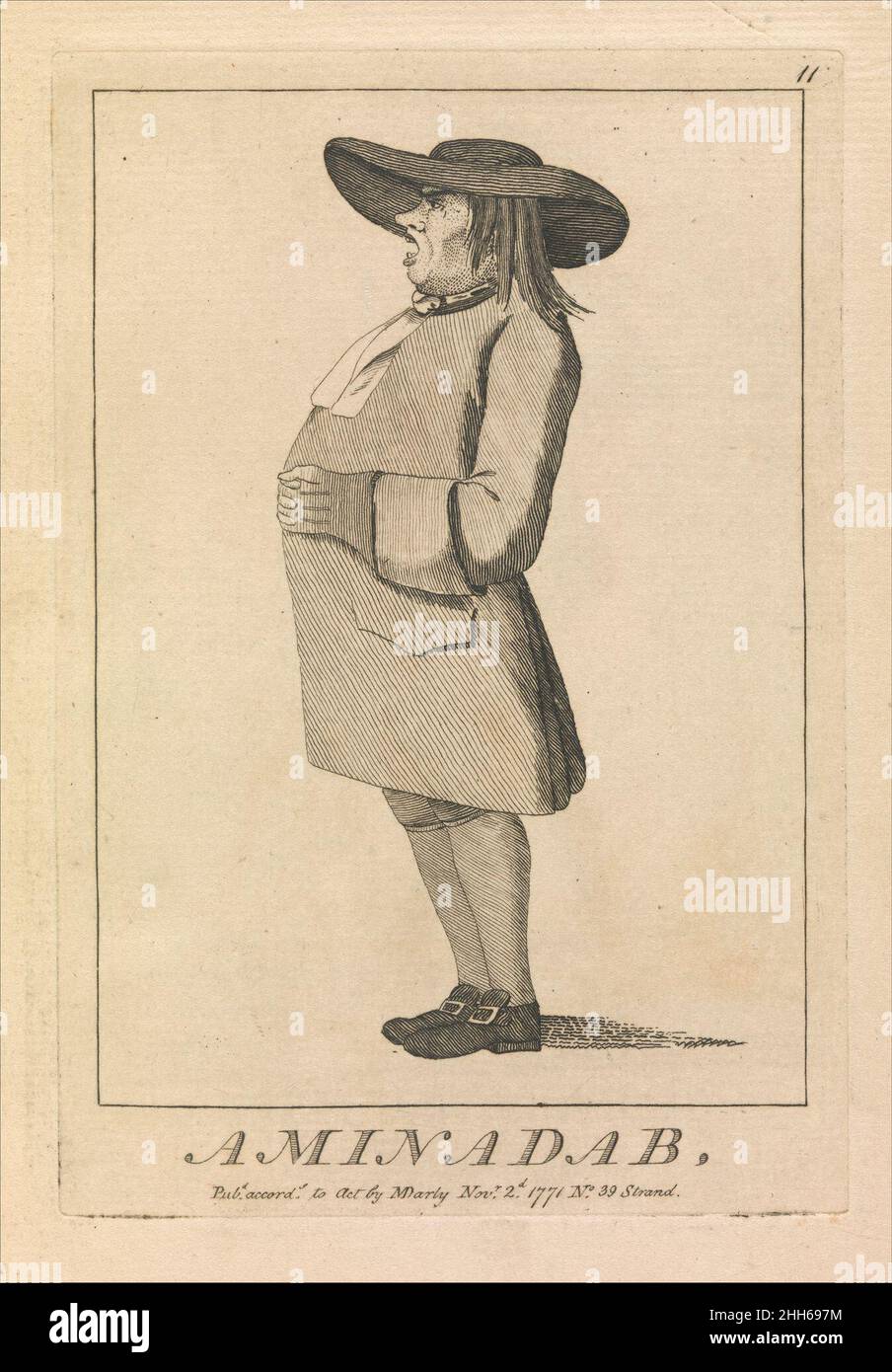 Aminadab 2. November 1771 Matthew Darly British Dieses Bild stammt aus ...
