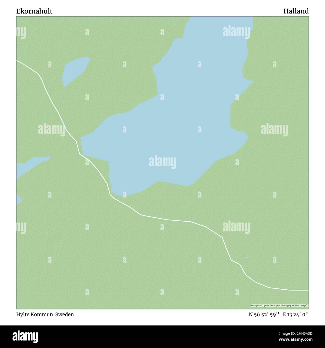 Ekornahult, Hylte Kommun, Schweden, Halland, N 56 52' 59'', E 13 24' 0 ...