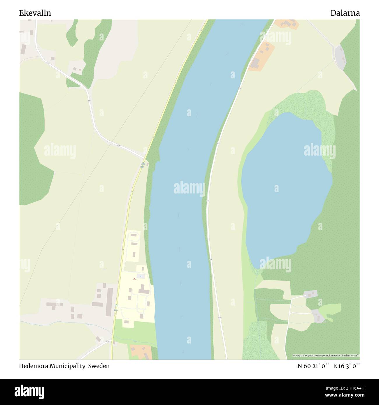 Ekevalln, Gemeinde Hedemora, Schweden, Dalarna, N 60 21' 0'', E 16 3' 0 ...