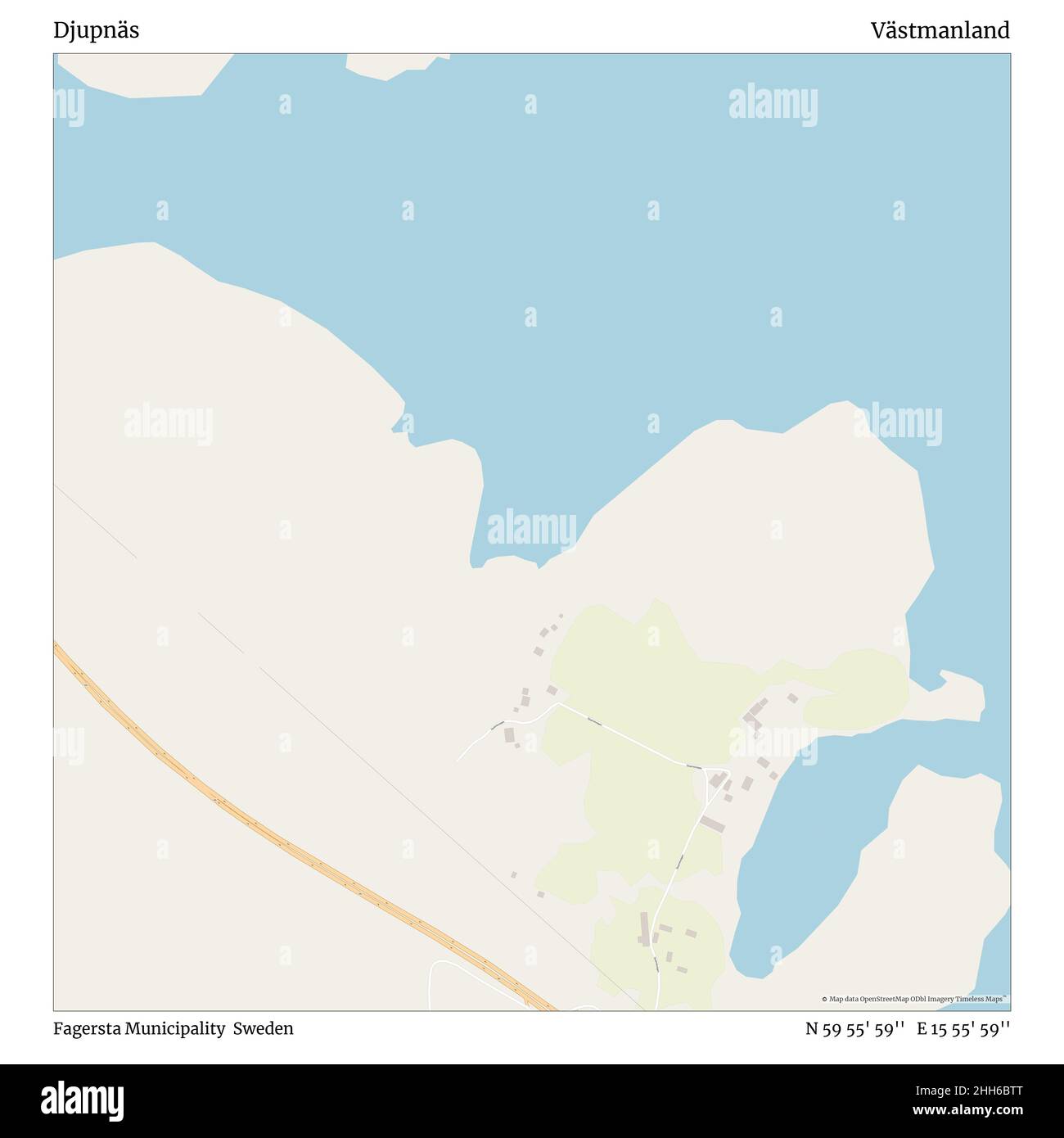 Djupnäs, Gemeinde Fagersta, Schweden, Västmanland, N 59 55' 59'', E 15 ...