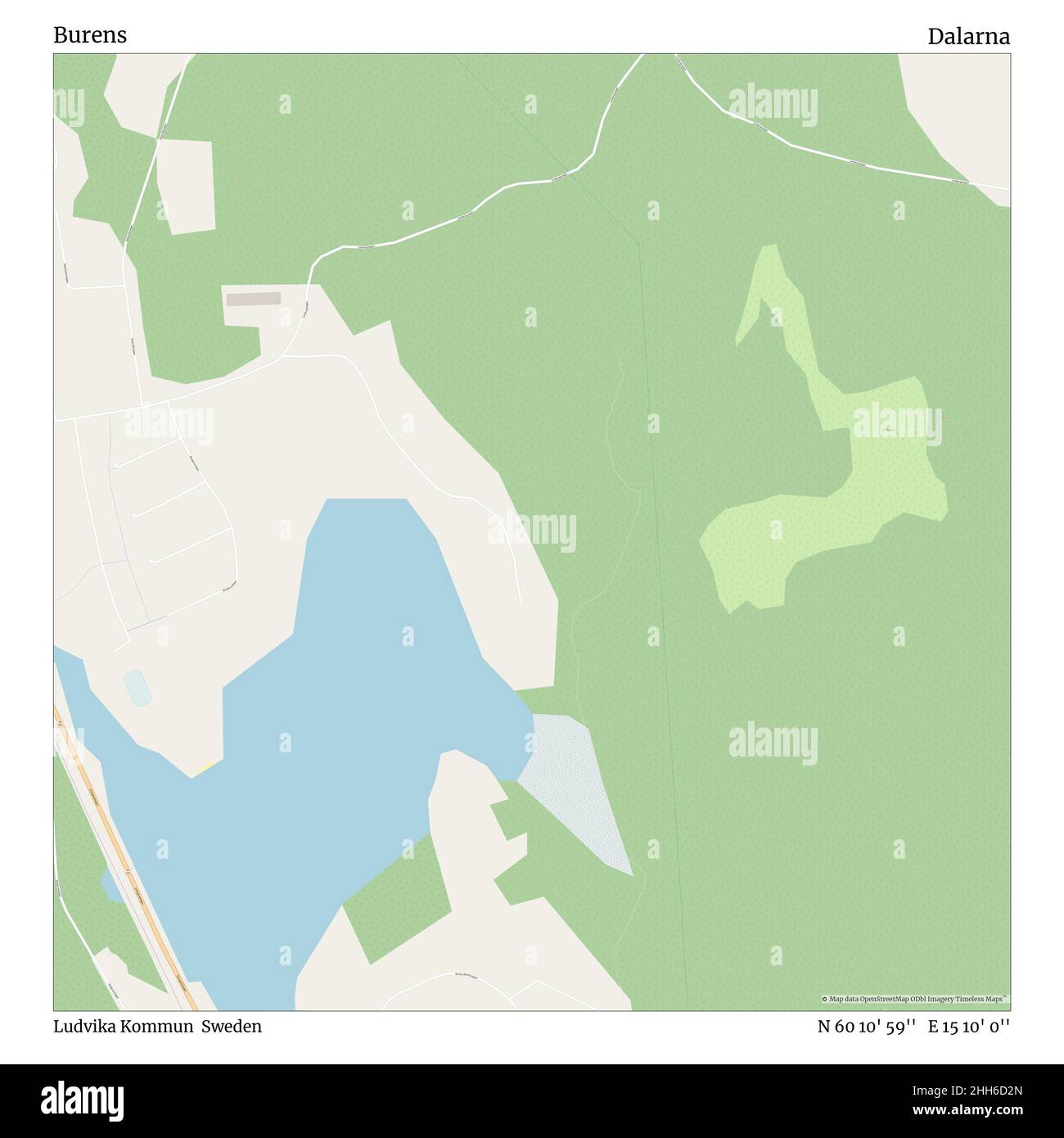 Burens, Ludvika Kommun, Schweden, Dalarna, N 60 10' 59'', E 15 10' 0 ...