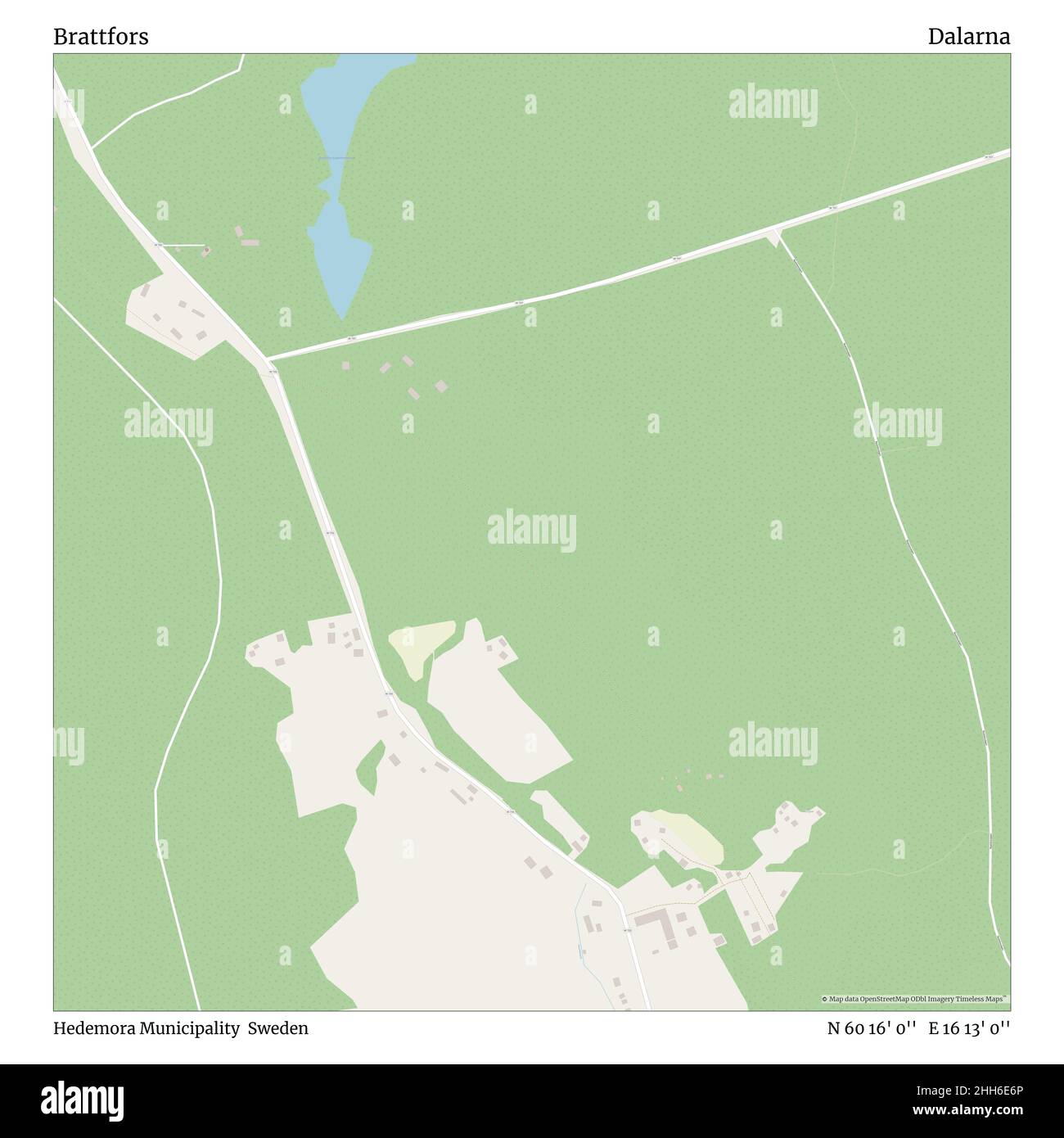 Brattfors, Gemeinde Hedemora, Schweden, Dalarna, N 60 16' 0'', E 16 13 ...