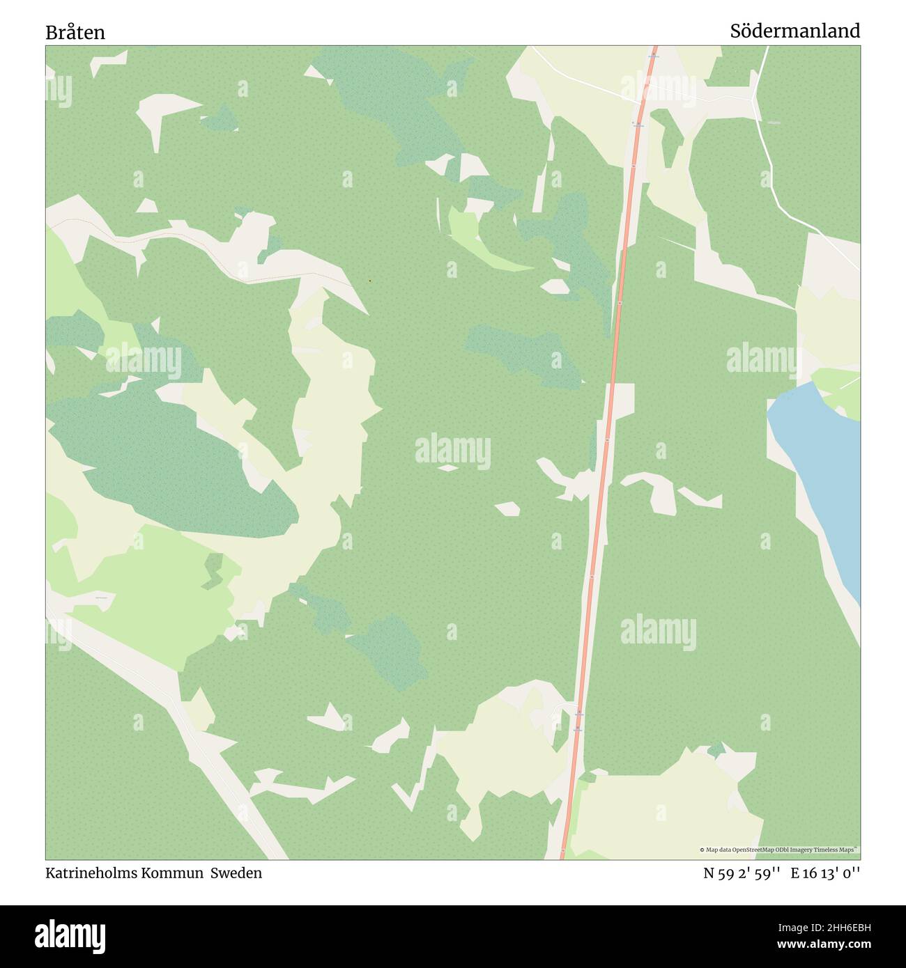 Bråten, Katrineholms Kommun, Schweden, Södermanland, N 59 2' 59'', E 16 ...