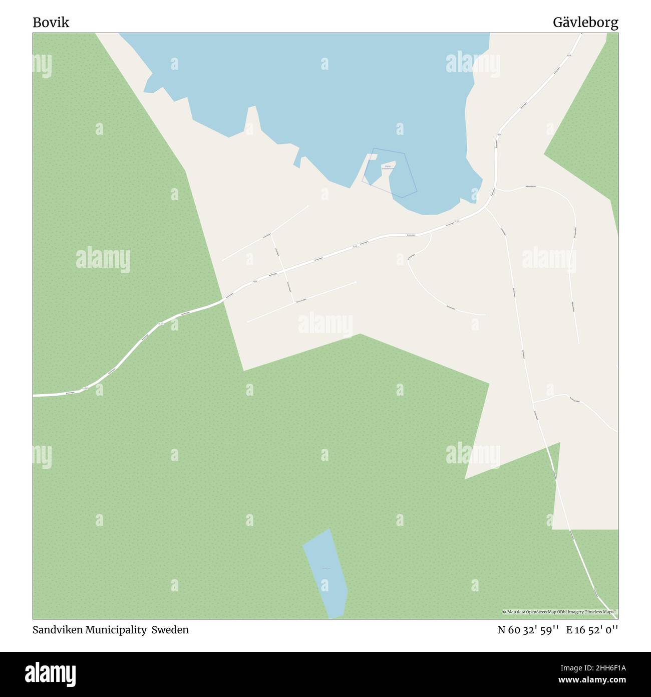 Bovik, Gemeinde Sandviken, Schweden, Gävleborg, N 60 32' 59'', E 16 52 ...