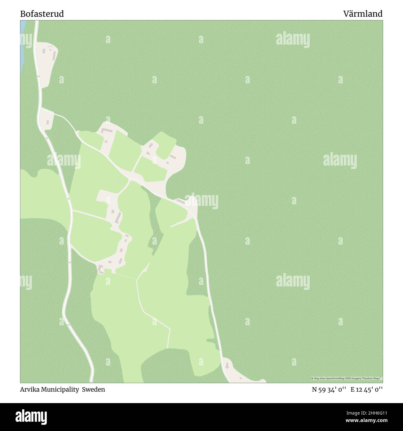 Bofasterud, Gemeinde Arvika, Schweden, Värmland, N 59 34' 0'', E 12 45 ...
