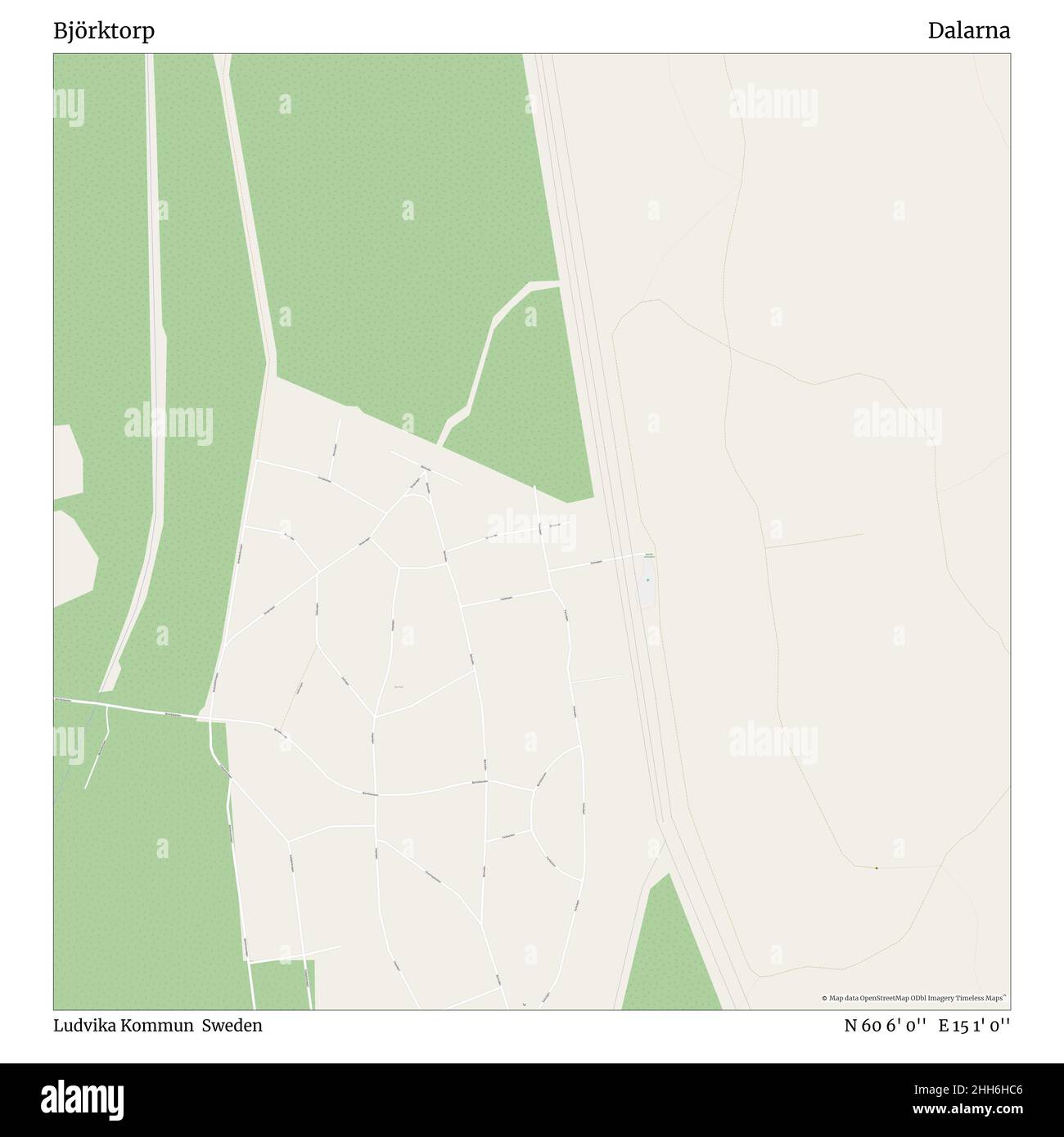 Björktorp, Ludvika Kommun, Schweden, Dalarna, N 60 6' 0'', E 15 1' 0 ...