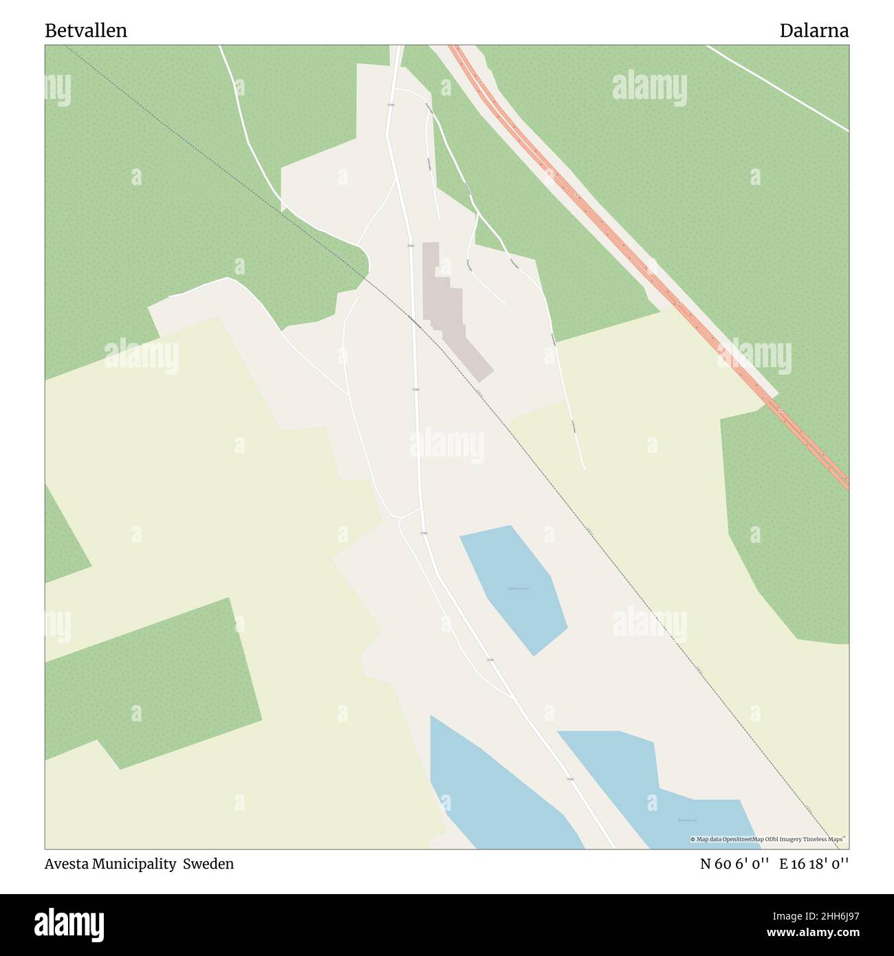 Betvallen, Gemeinde Avesta, Schweden, Dalarna, N 60 6' 0'', E 16 18' 0 ...