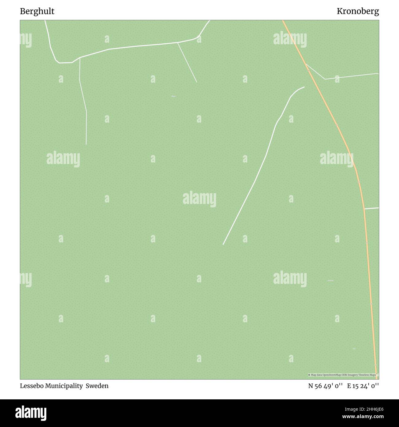 Berghult, Gemeinde Lessebo, Schweden, Kronoberg, N 56 49' 0'', E 15 24 ...