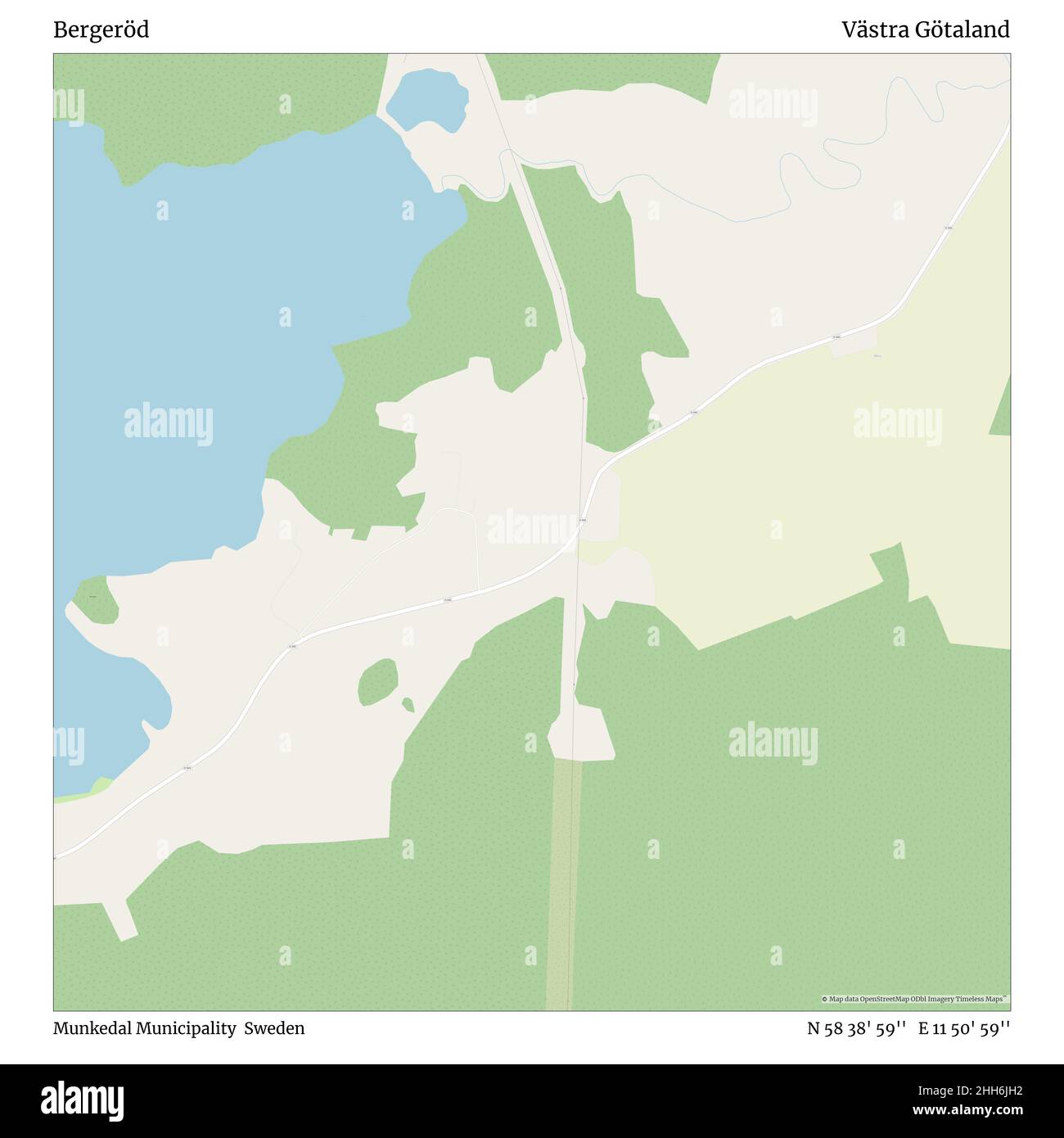 Bergeröd, Gemeinde Munkedal, Schweden, Västra Götaland, N 58 38' 59 ...