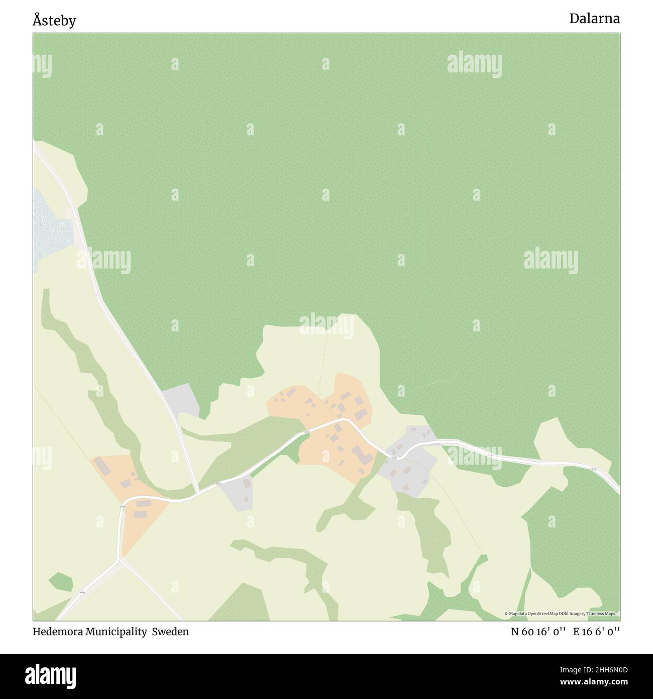 Åsteby, Gemeinde Hedemora, Schweden, Dalarna, N 60 16' 0'', E 16 6' 0 ...