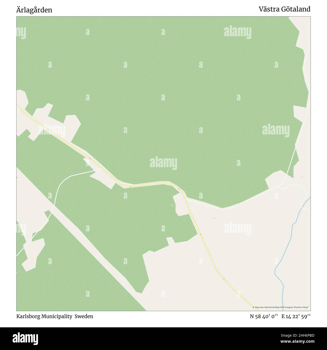 Ärlagården, Gemeinde Karlsborg, Schweden, Västra Götaland, N 58 40' 0 ...