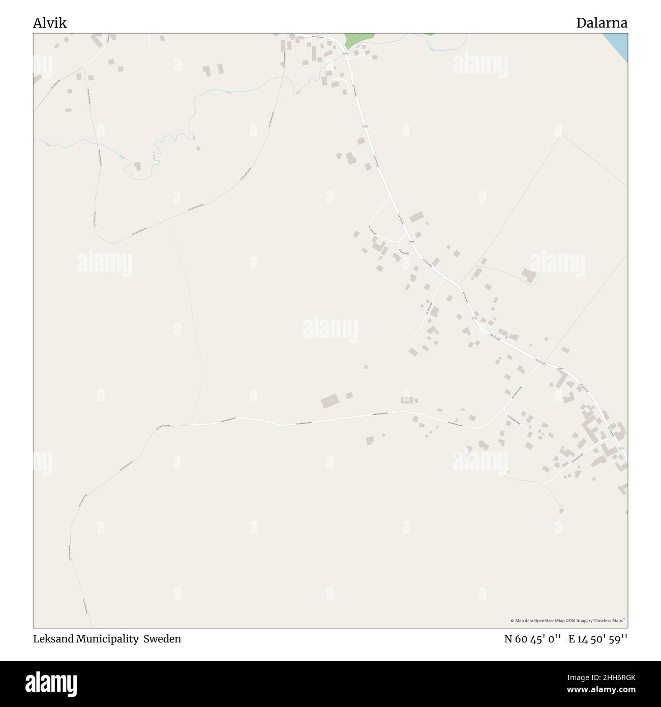 Alvik, Gemeinde Leksand, Schweden, Dalarna, N 60 45' 0'', E 14 50' 59 ...