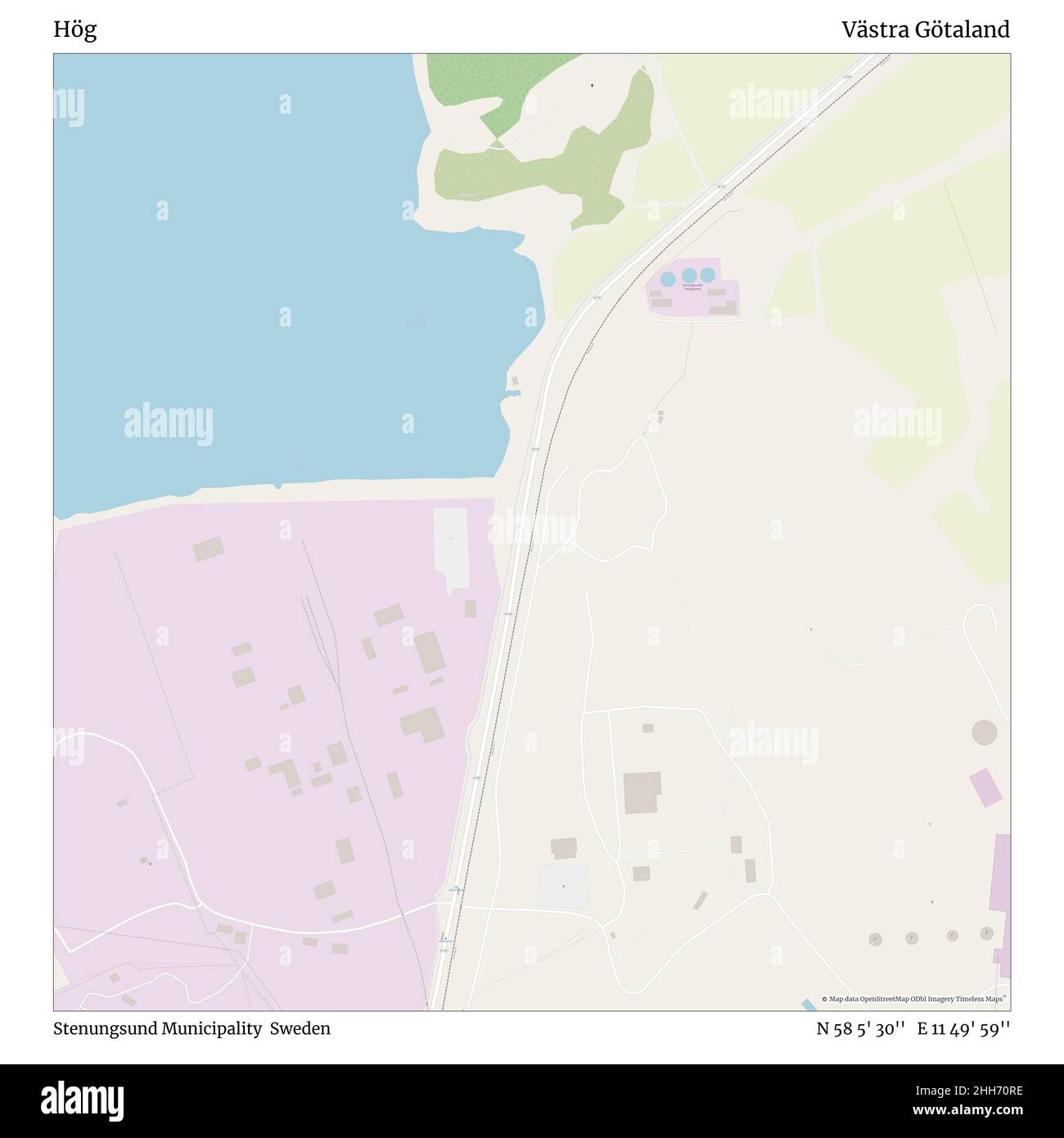 Hög, Gemeinde Stenungsund, Schweden, Västra Götaland, N 58 5' 30'', E ...