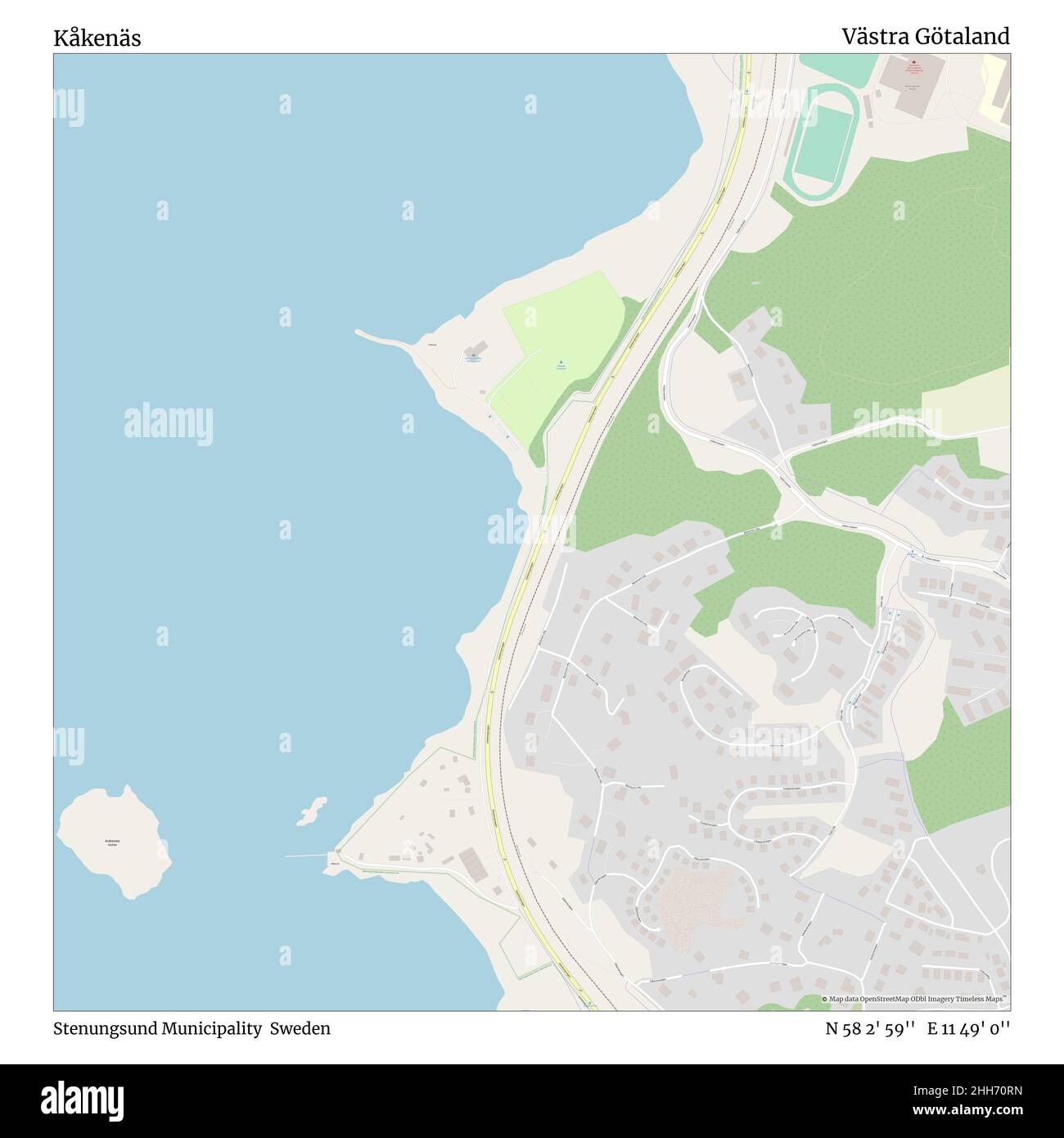 Kåkenäs, Gemeinde Stenungsund, Schweden, Västra Götaland, N 58 2' 59 ...