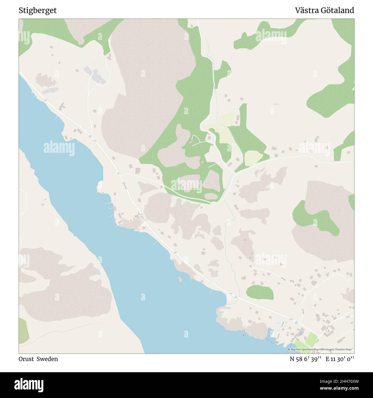 Stigberget, Orust, Schweden, Västra Götaland, N 58 6' 39'', E 11 30' 0 ...