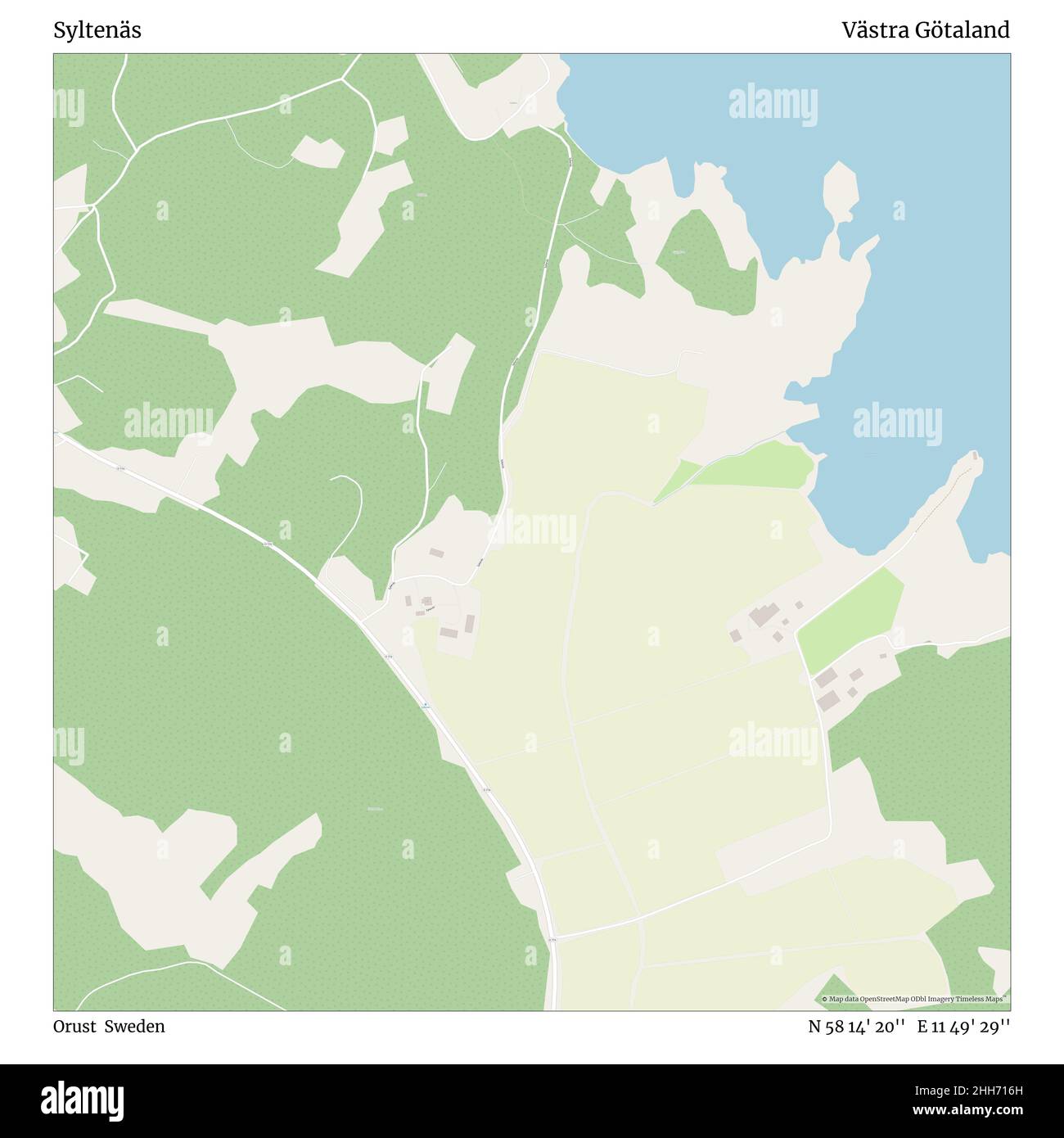 Syltenäs, Orust, Schweden, Västra Götaland, N 58 14' 20'', E 11 49' 29 ...
