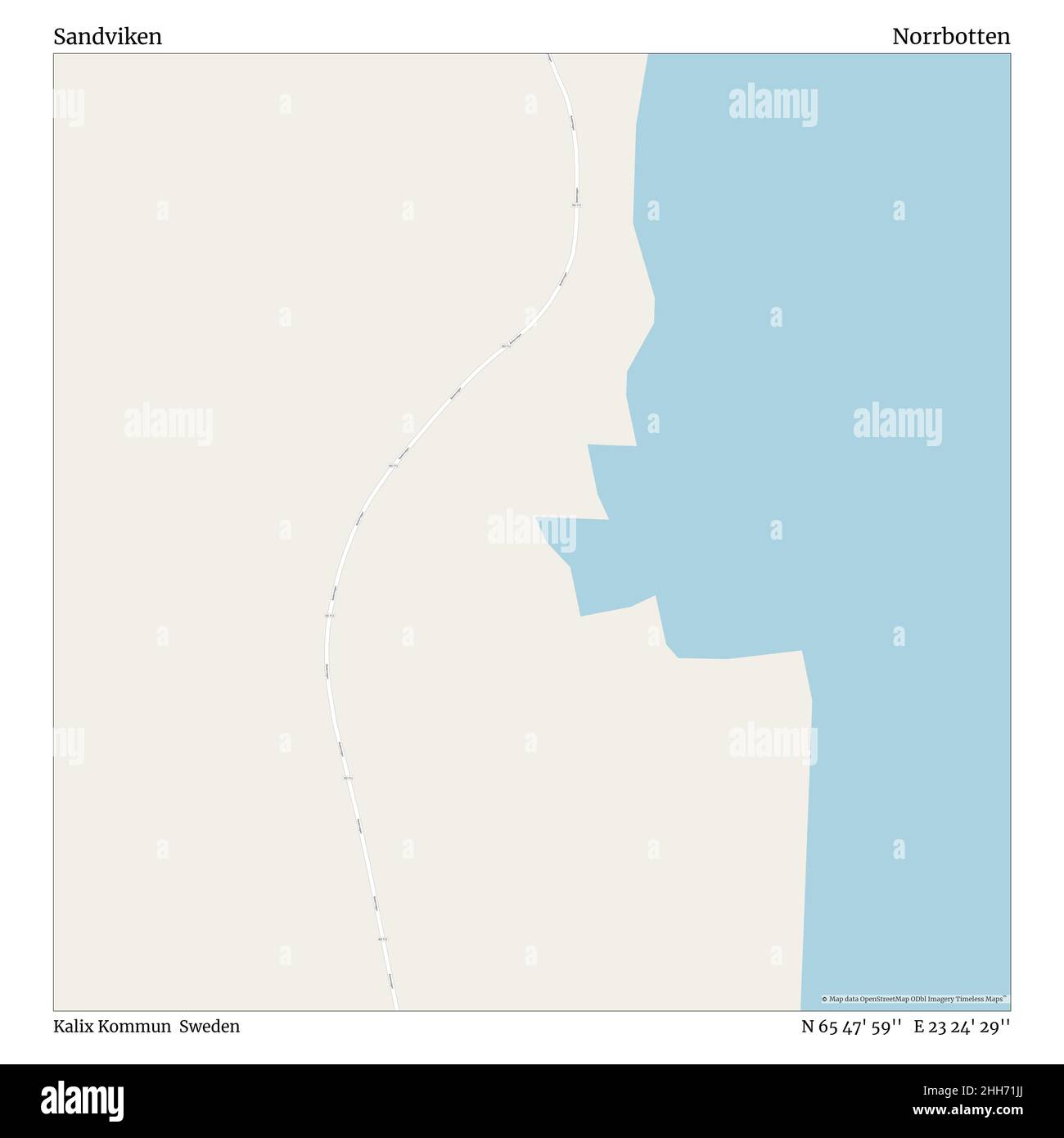 Sandviken, Kalix Kommun, Schweden, Norrbotten, N 65 47' 59'', E 23 24 ...