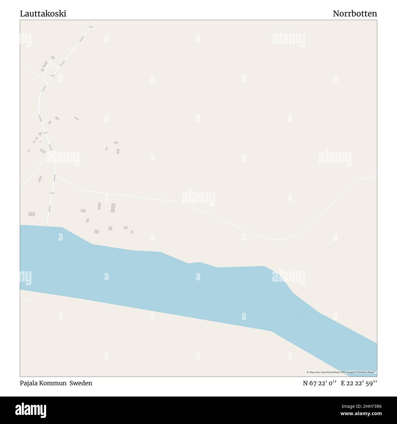 Lauttakoski, Pajala Kommun, Schweden, Norrbotten, N 67 22' 0'', E 22 22 ...