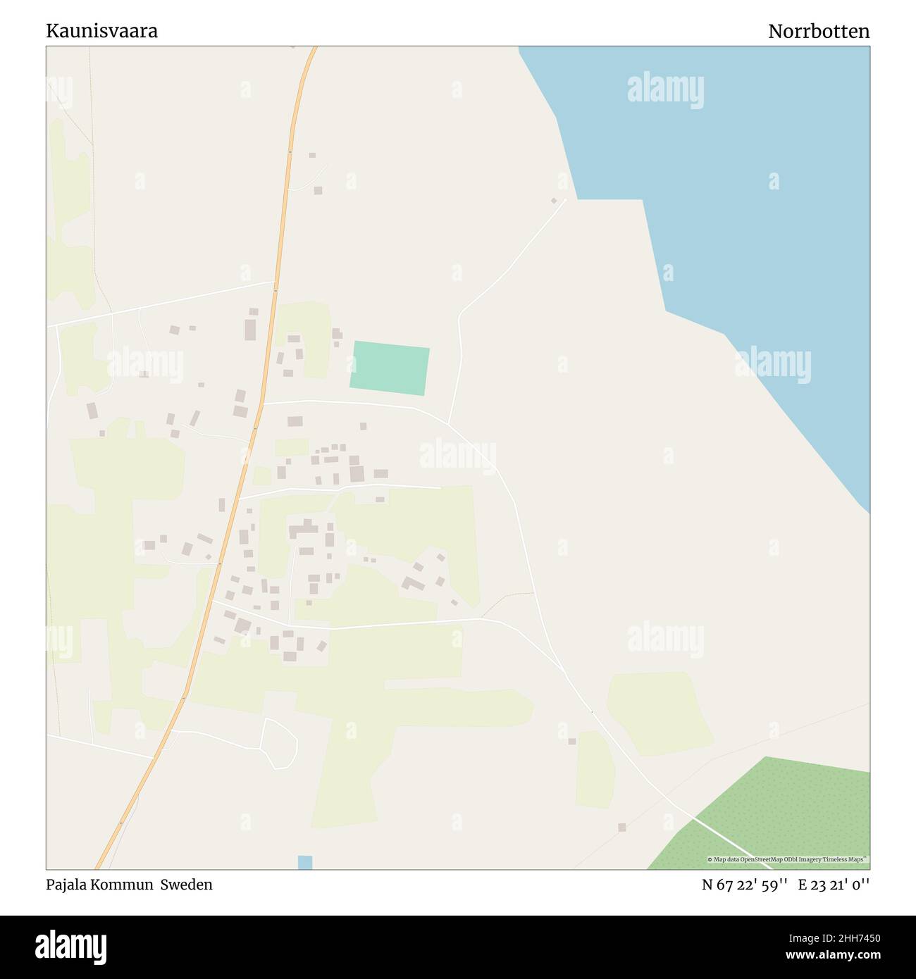 Kaunisvaara, Pajala Kommun, Schweden, Norrbotten, N 67 22' 59'', E 23 ...