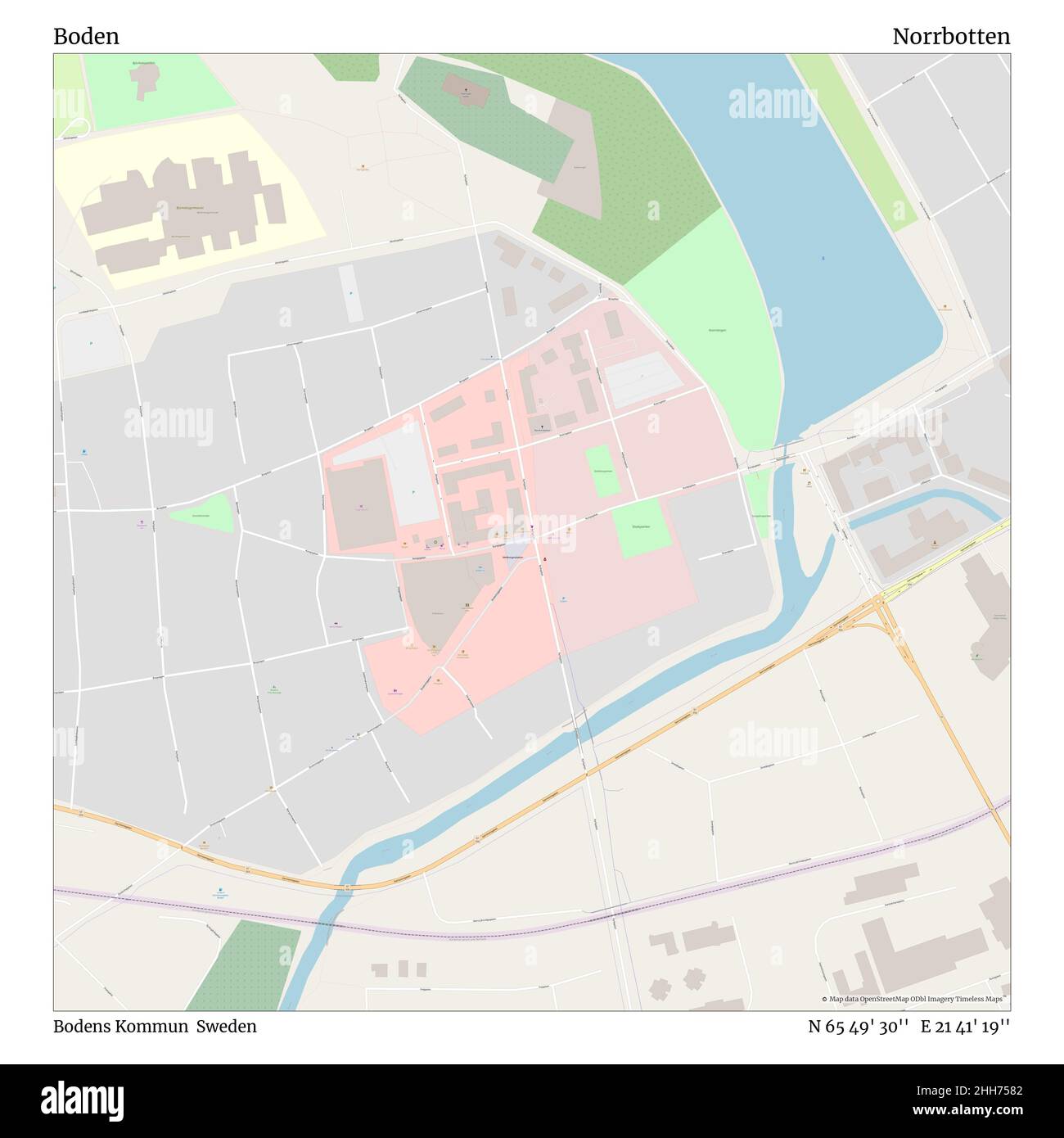 Boden, Bodens Kommun, Schweden, Norrbotten, N 65 49' 30'', E 21 41' 19 ...