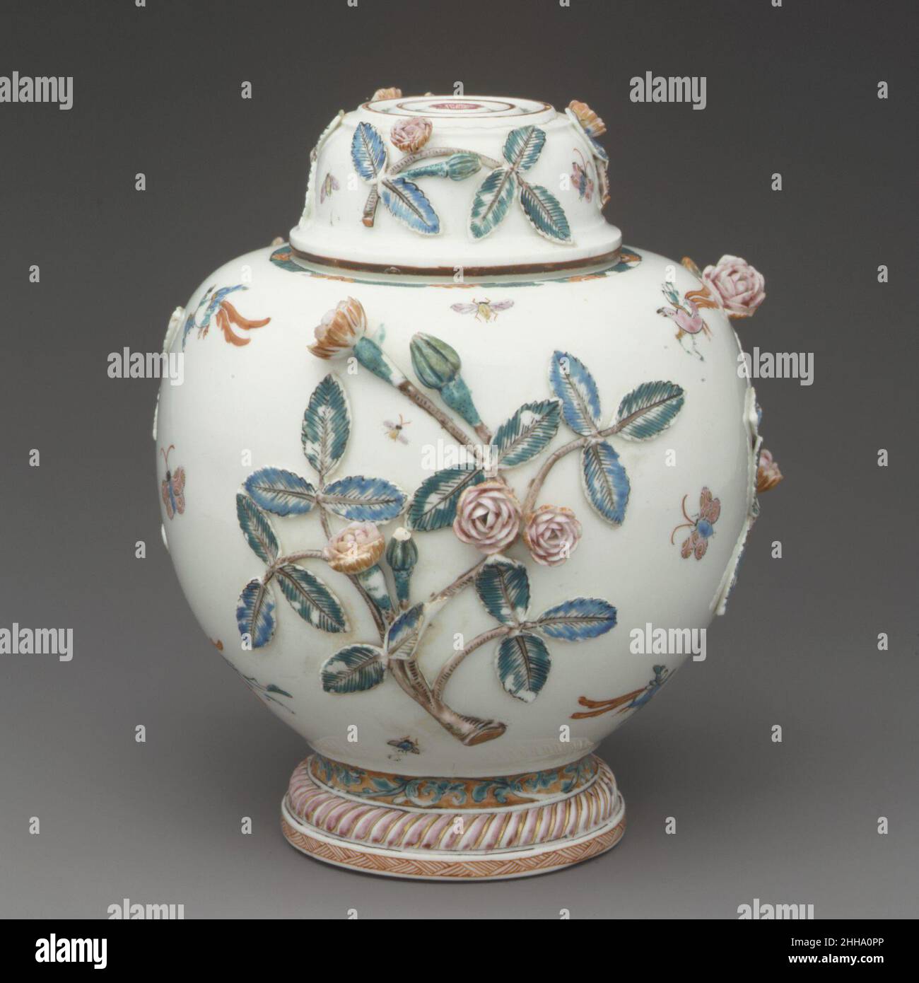 Vase mit Deckel ca. 1715, dekoriert ca. 1725–30 Meissener Manufaktur ...