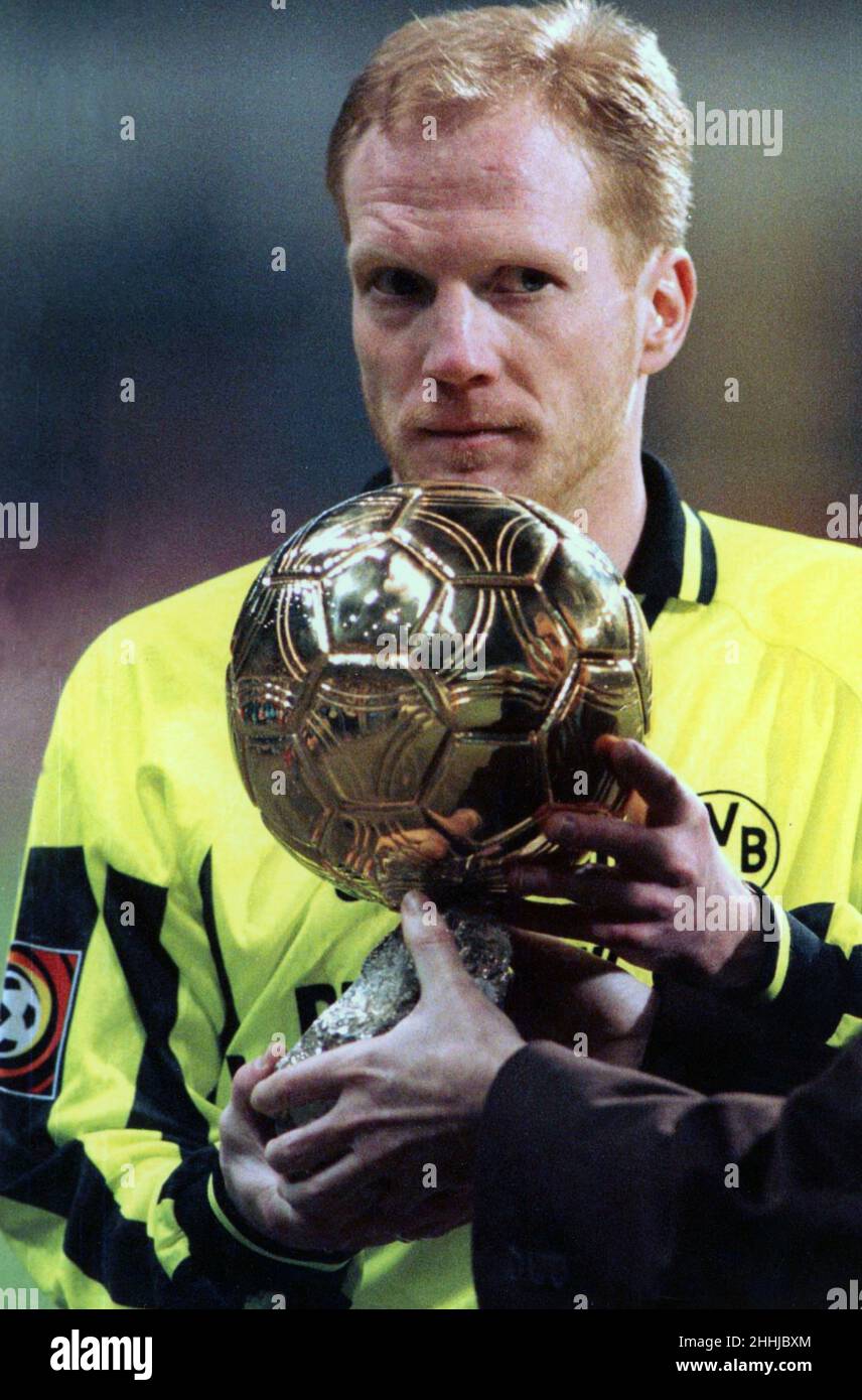 firo: 12. 1996 Fuvuball, Fußball, BVB Borussia Dortmund Matthias Sammer ...