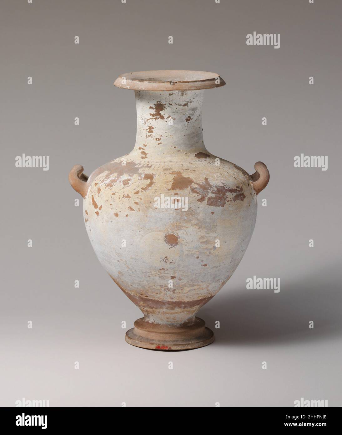 Terracotta Hadra hydria (Wasserbehälter) Ende des 3rd. Jahrhunderts v. Chr. Griechische ...