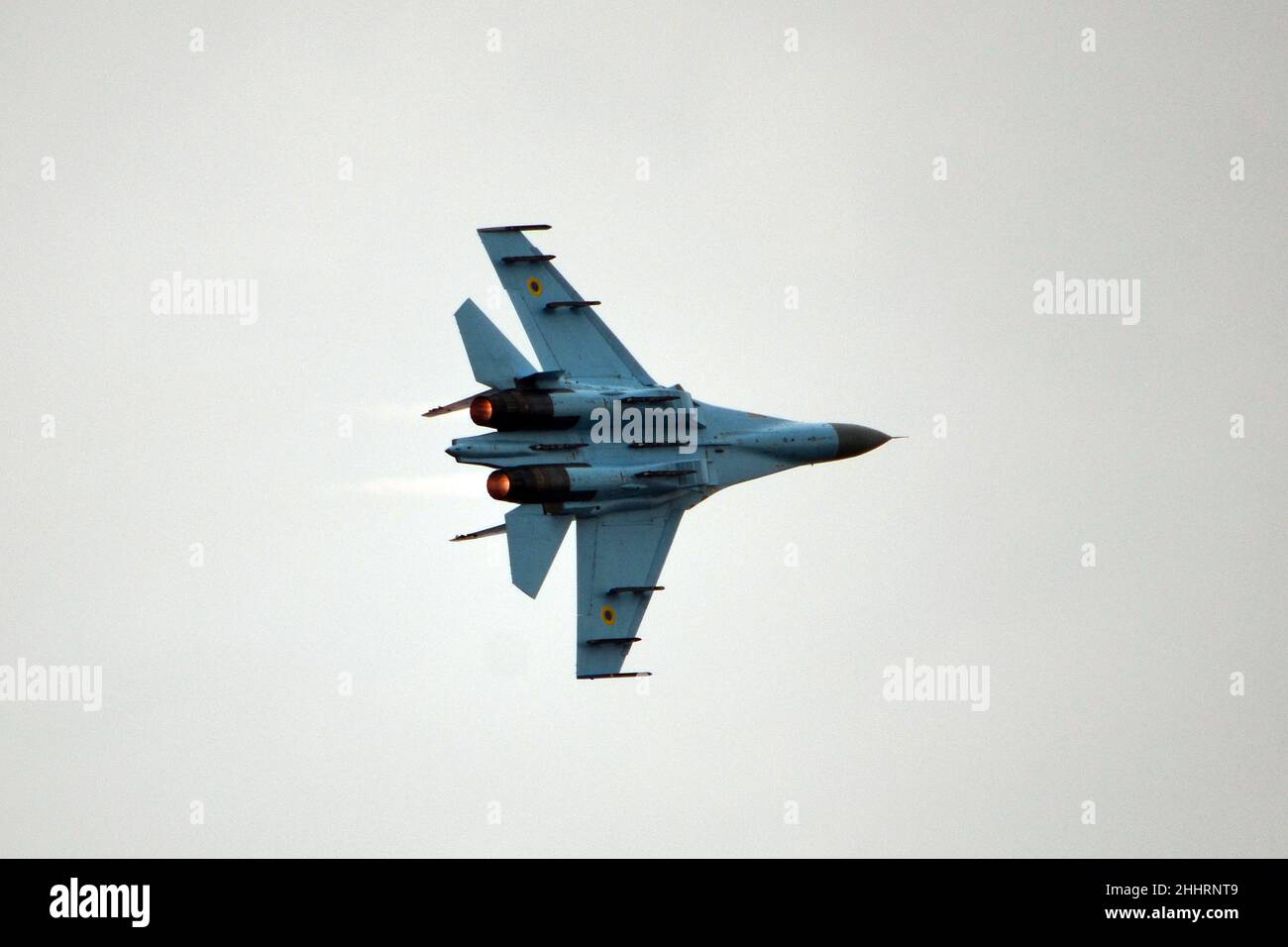 Ukrainische Luftstreitkräfte, Sukhoi Su-27 Flanker, militärische ...