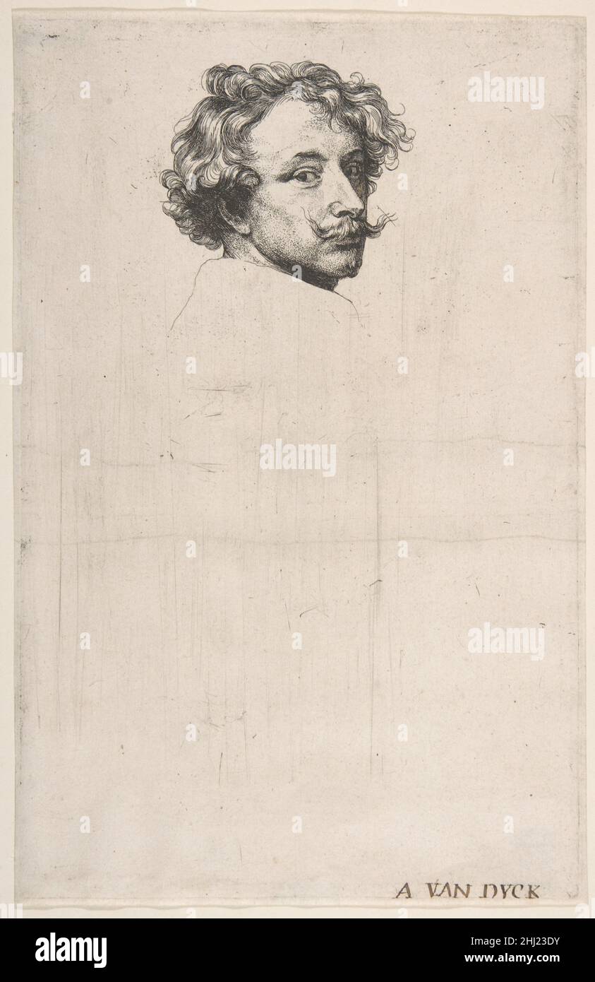 Selbstporträt, aus 'der Ikonographie' ca. 1640 Anthony van Dyck Flämisch in diesem lebhaften ...