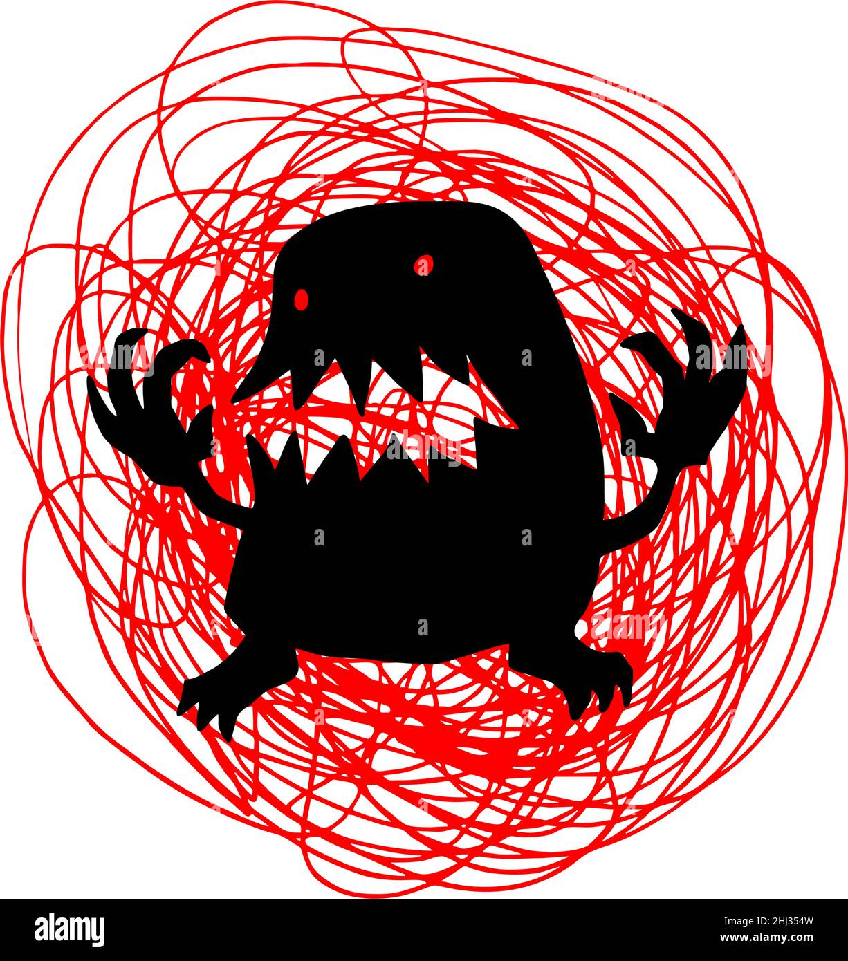 Lustiges monster Stock-Vektorgrafiken kaufen - Alamy