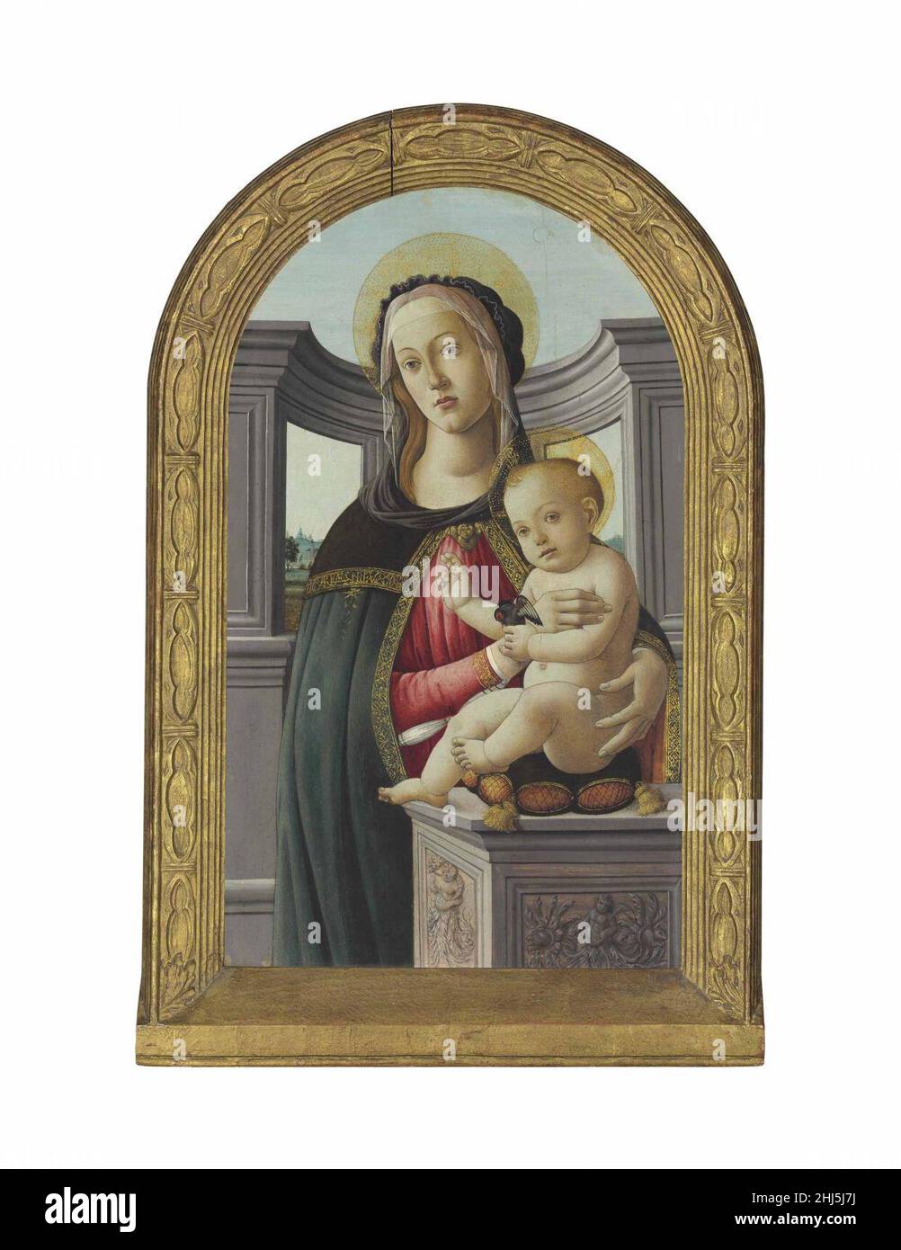 Madonna mit dem stieglitz Ausgeschnittene Stockfotos und -bilder - Alamy