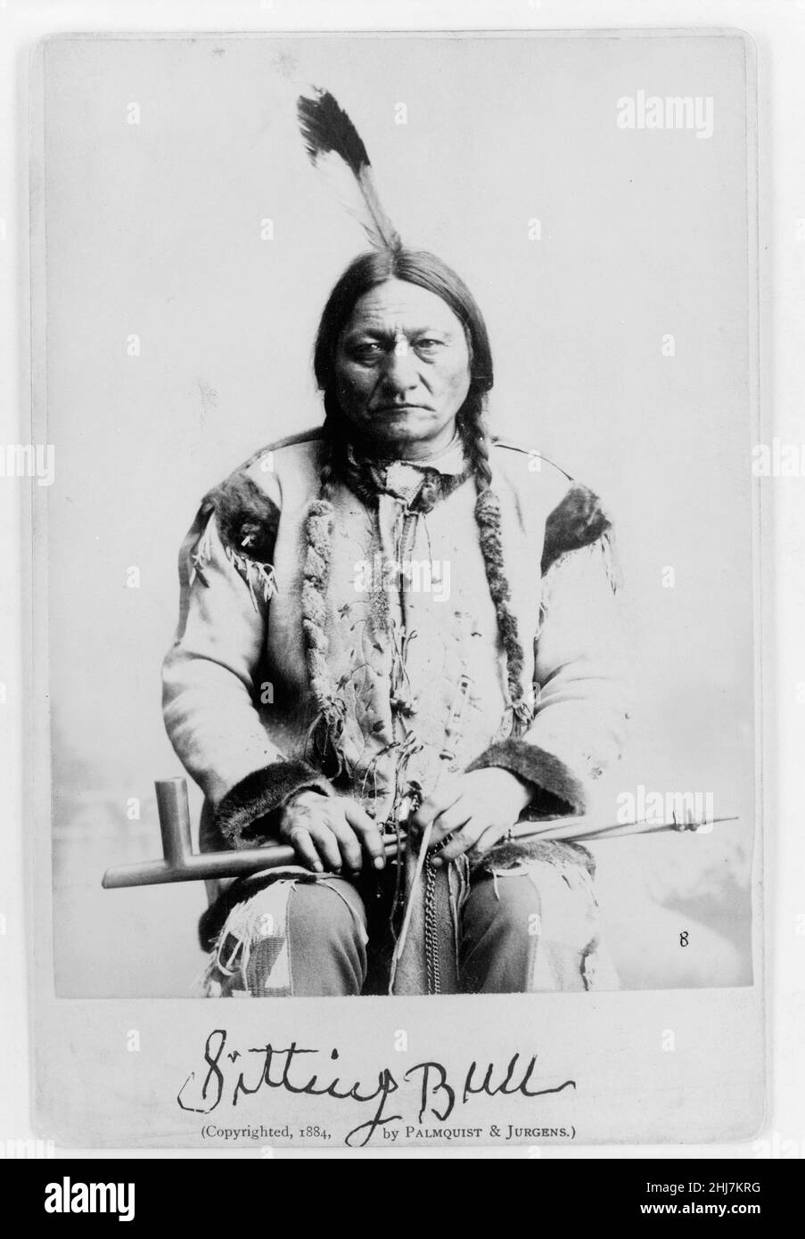Indian chief sitting bull portrait -Fotos und -Bildmaterial in hoher ...