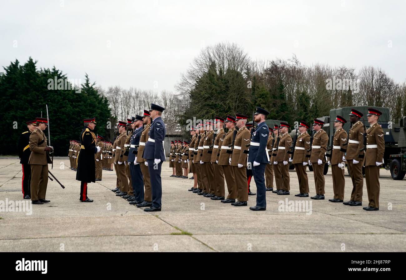 Generalleutnant Sir Christopher Tickell, stellvertretender ...