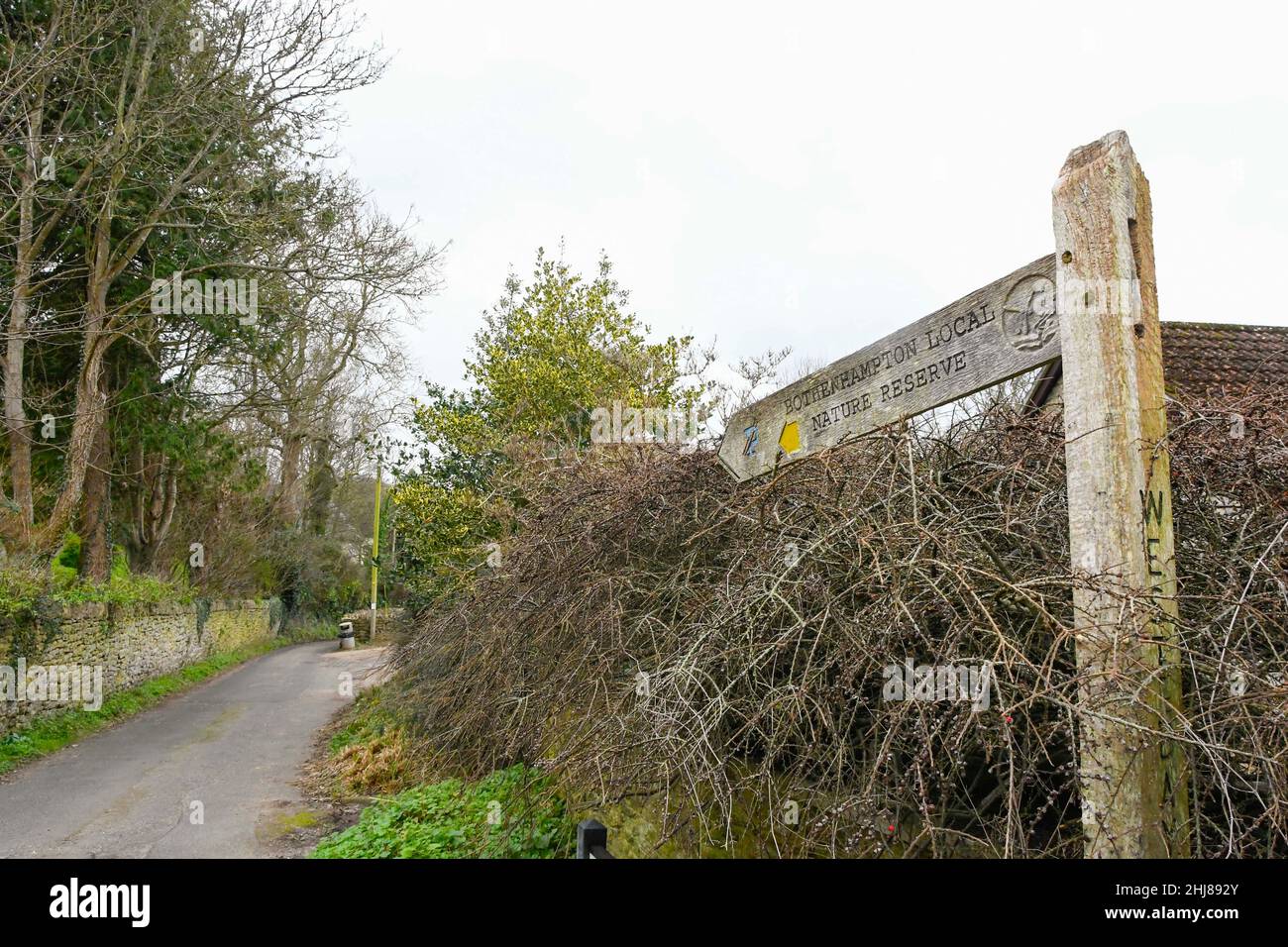 Bothenhampton, Bridport, Dorset, Großbritannien. 27th. Januar 2022 ...