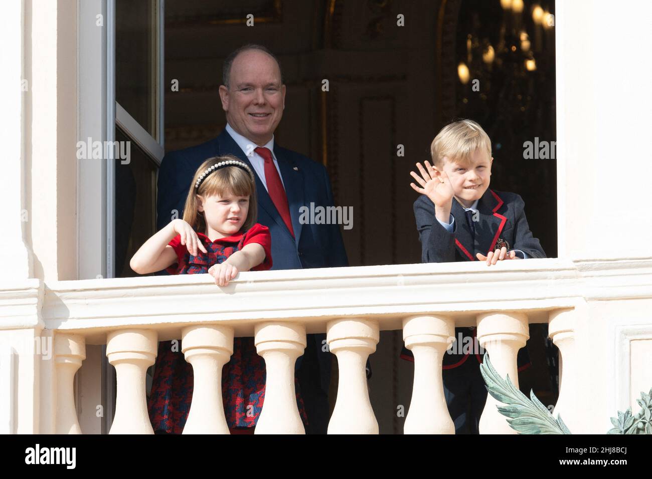Monte Carlo, Monaco. 24th Januar 2022. Prinz Albert II von Monaco ...