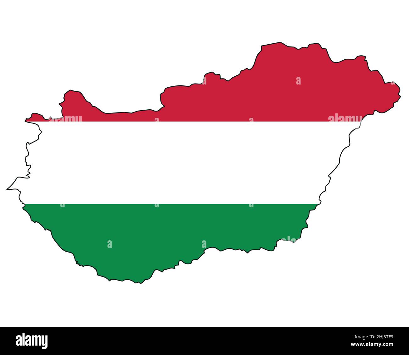Hungaria map Stock-Vektorgrafiken kaufen - Alamy