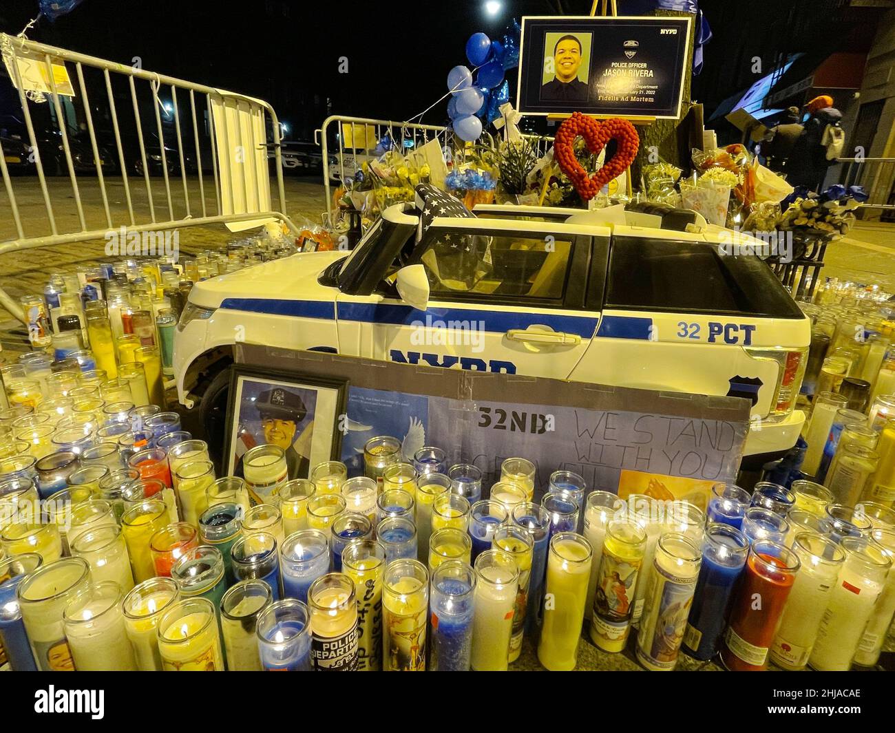 26. Januar 2022, New York City, New York, USA: Eine letzte Ehrung vor ...