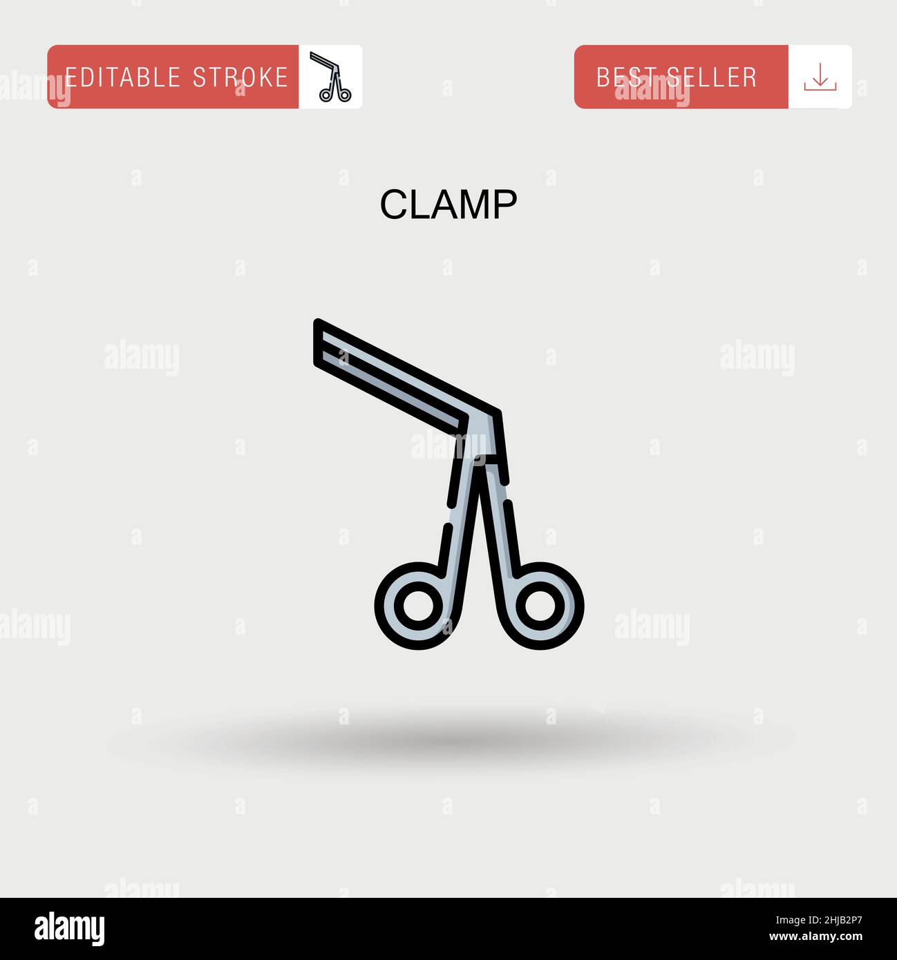 Clamp connection Stock-Vektorgrafiken kaufen - Alamy