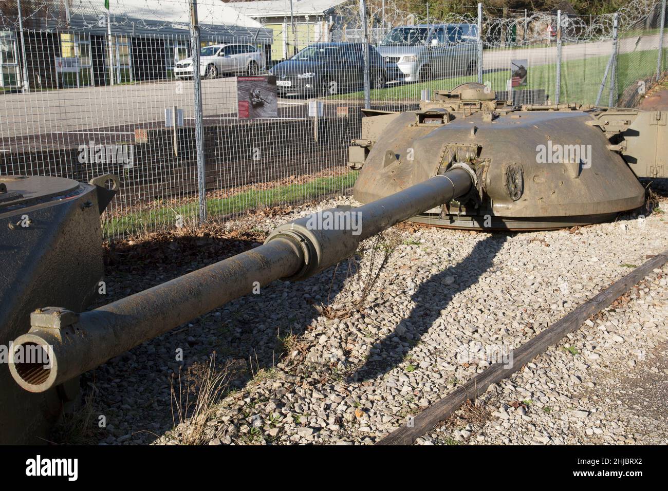 Prototyp Chieftain Main Battle Tank Revolver mit Prototyp L30 Gun ...