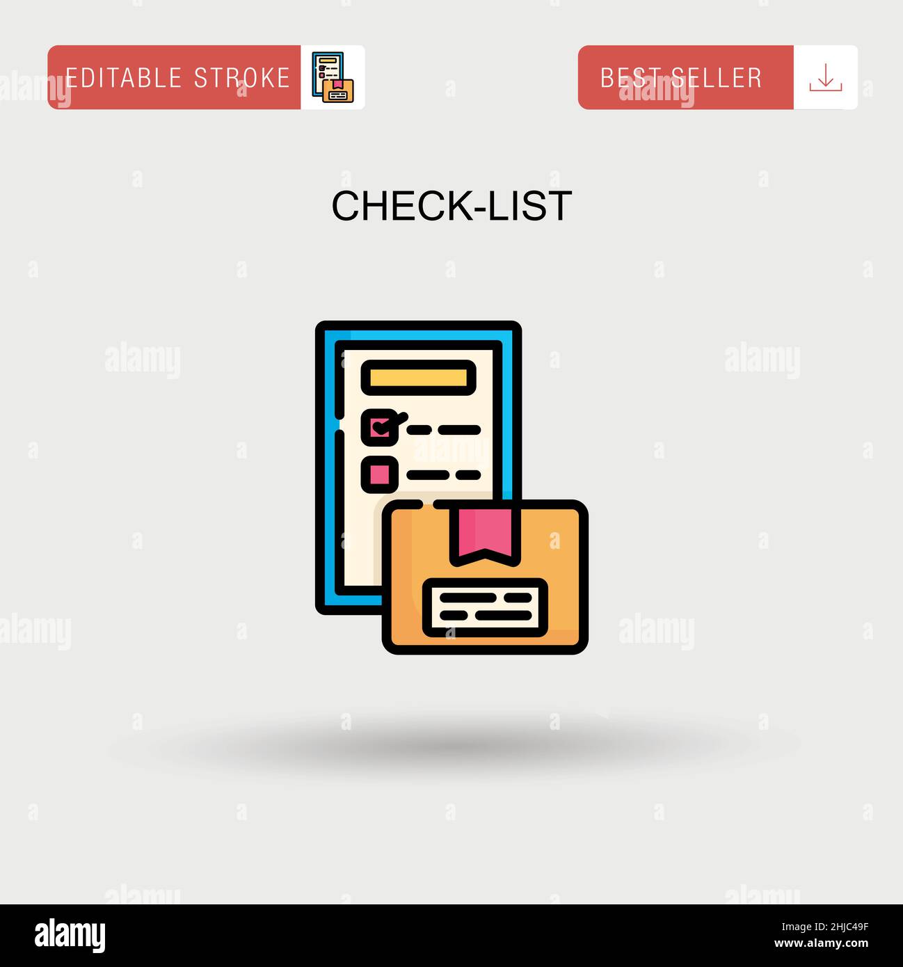 Checkliste checkliste auswahl Stock-Vektorgrafiken kaufen - Alamy