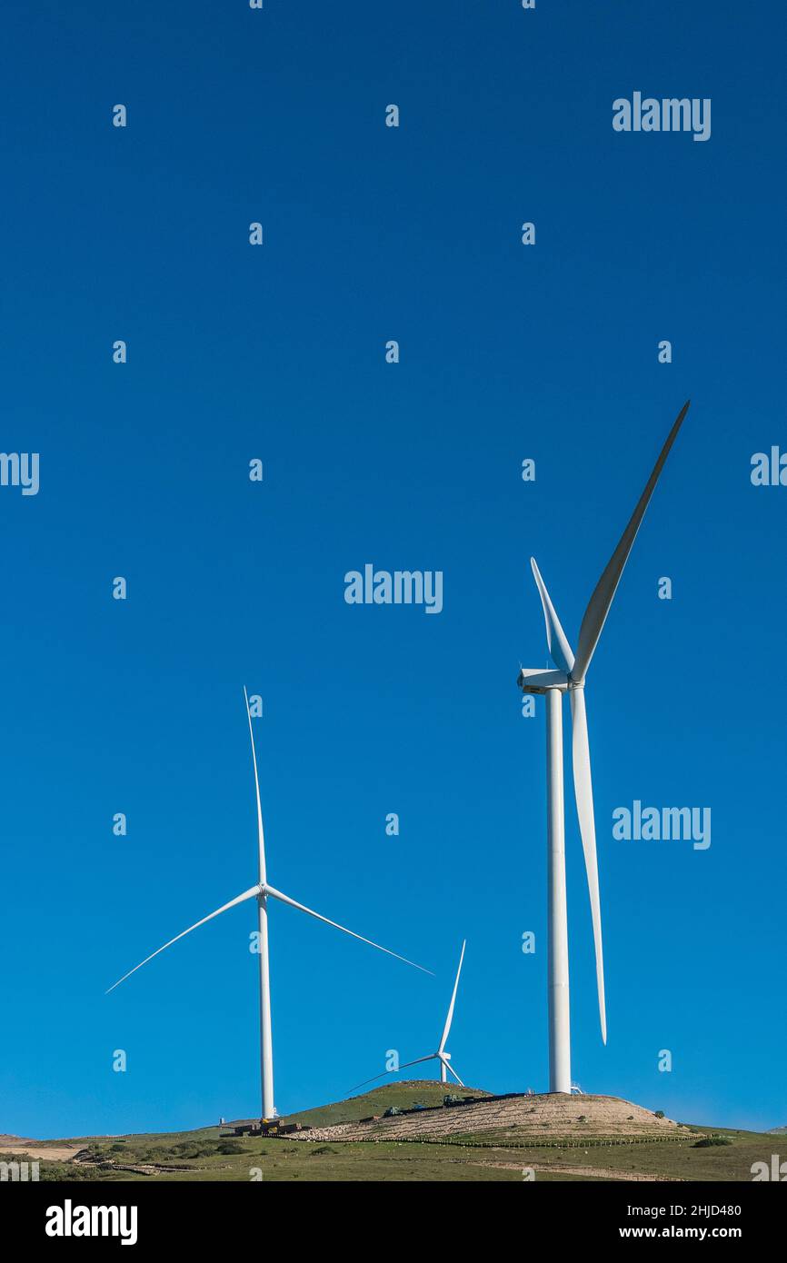 Das Strauss-Windenergieprojekt im Santa Barbara County in der Nähe von ...