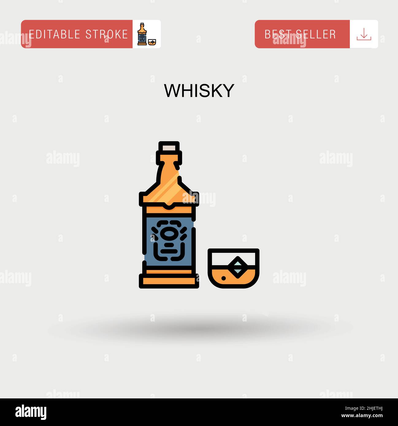 Whisky ist Stock-Vektorgrafiken kaufen - Alamy