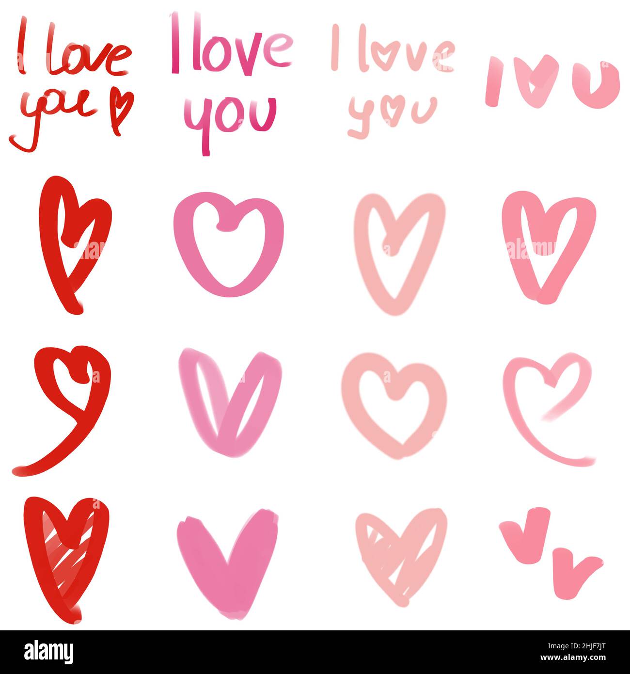 Grunge pink heart watercolor painting -Fotos und -Bildmaterial in hoher ...