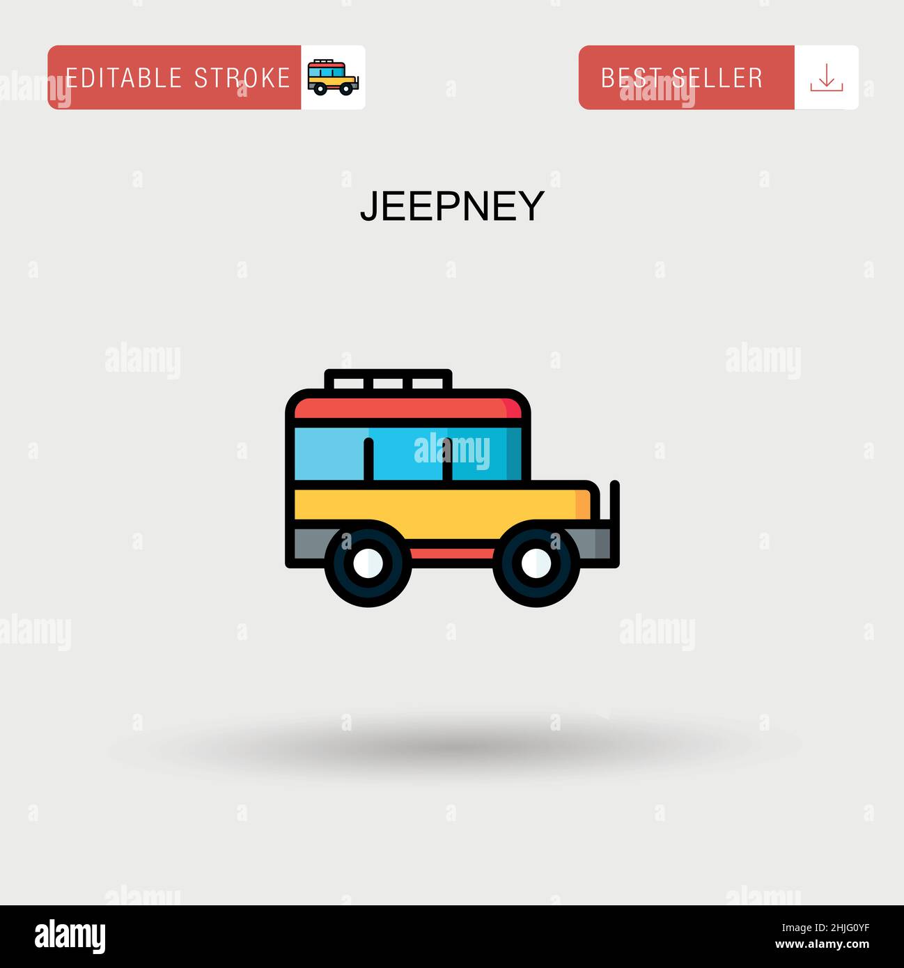 Jeepney philippines Stock-Vektorgrafiken kaufen - Alamy